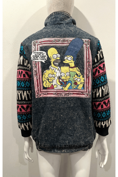 Vintage THE SIMPSONS DENIM JACKET | Grailed