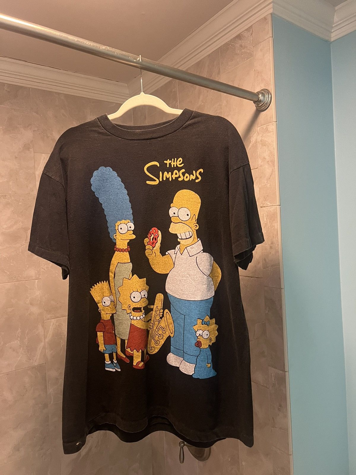 Cartoon Network × Streetwear × The Simpsons Single stitch Simpsons t ...