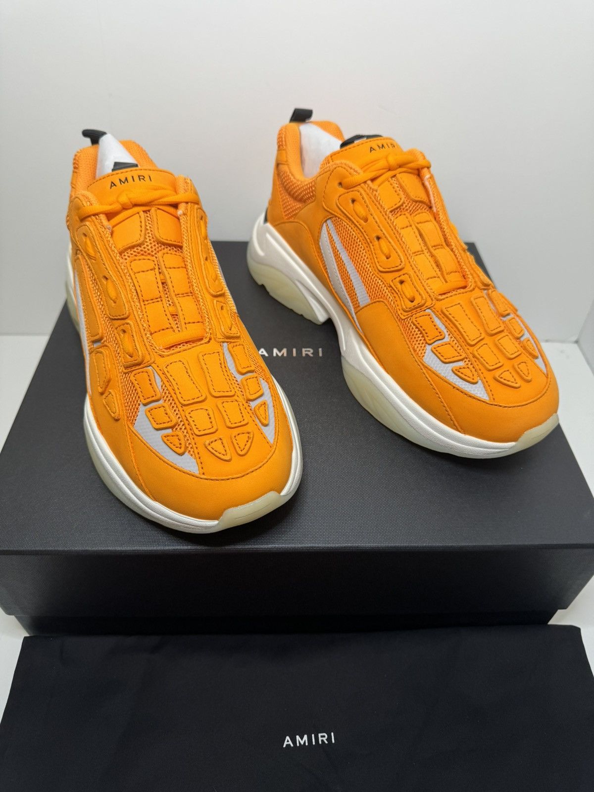 Amiri Amiri Bone Runner Orange New With Box | Grailed
