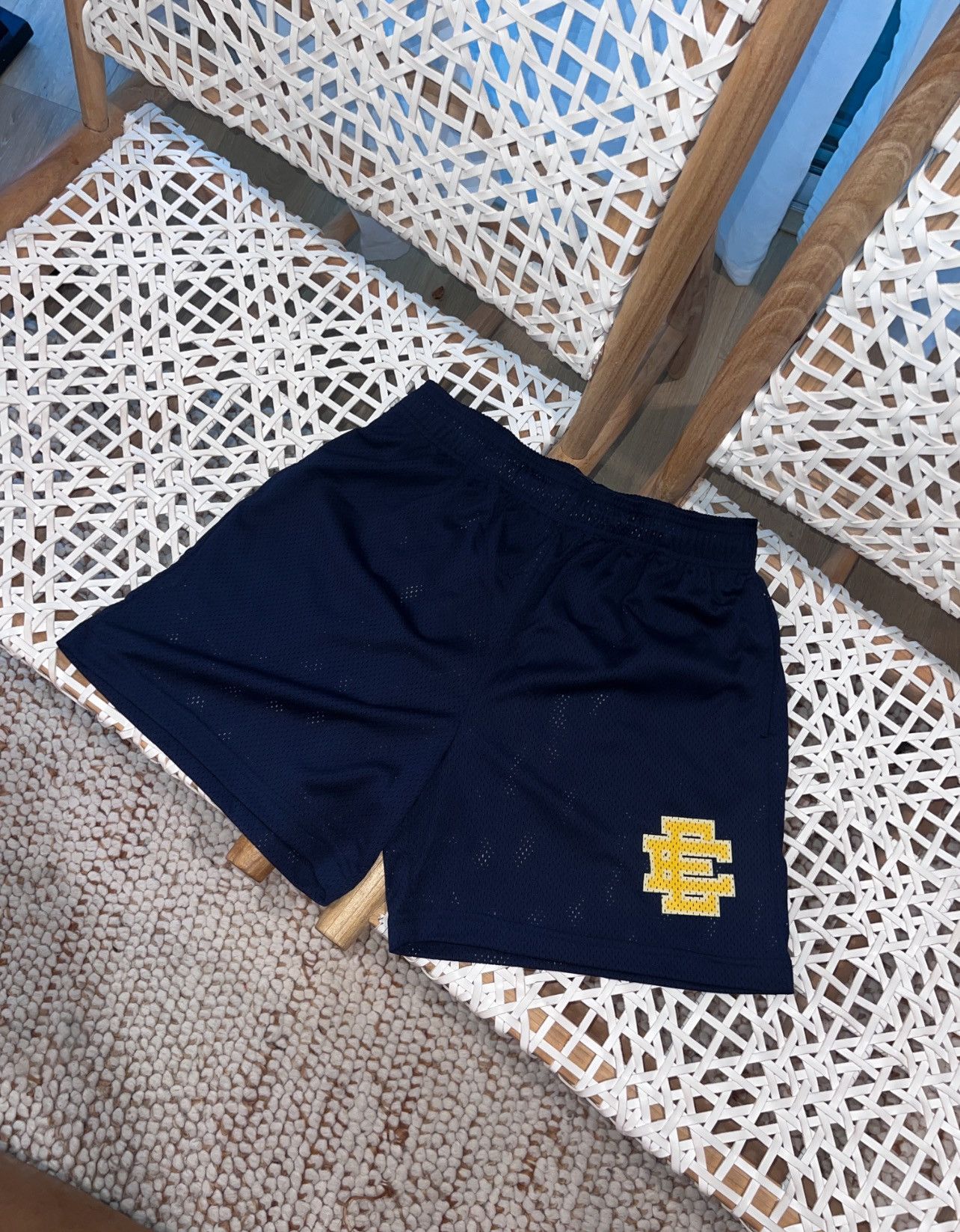 Eric Emanuel Eric Emanuel logo mesh shorts | Grailed