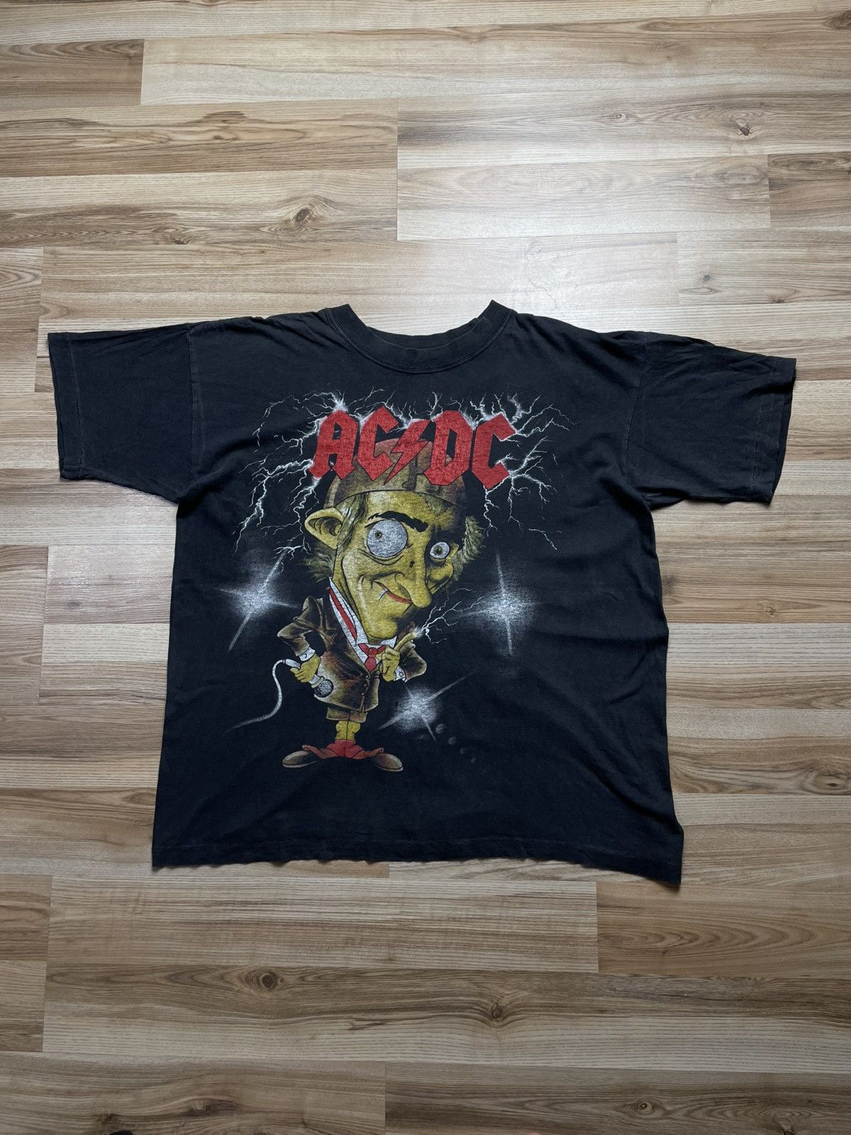 Ac/Dc × Band Tees × Vintage Ac/Dc Angus Young Vintage 80s Tee | Grailed