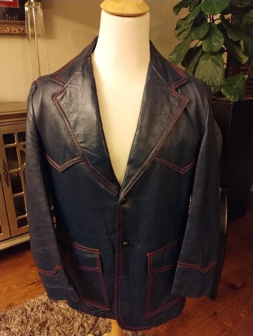 Vintage Rare Vintage 70's Grais Genuine Men's Mod Leather Jacket | Grailed