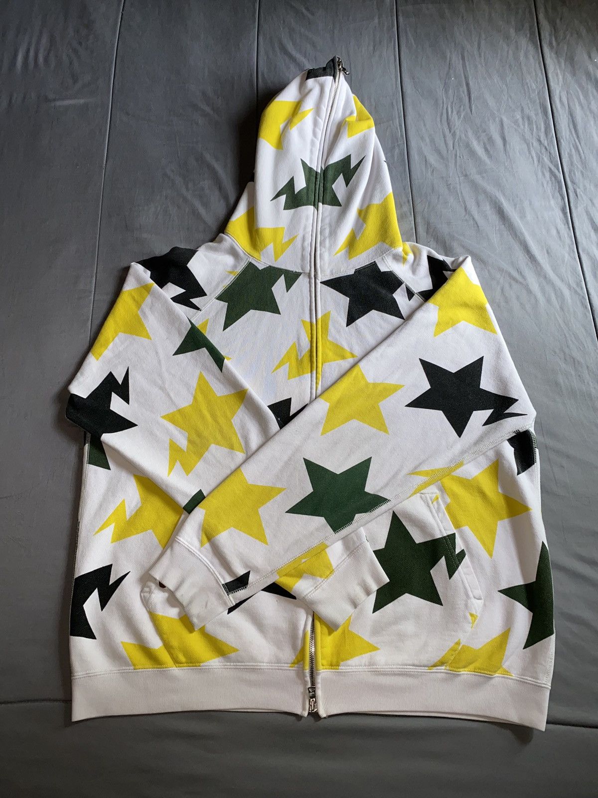 Bape Bape Kumamoto Sta Pattern Full Zip Hoodie | Grailed