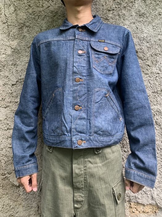 Wrangler Vintage Rare Wrangler 70s Selvedge Denim Jacket | Grailed