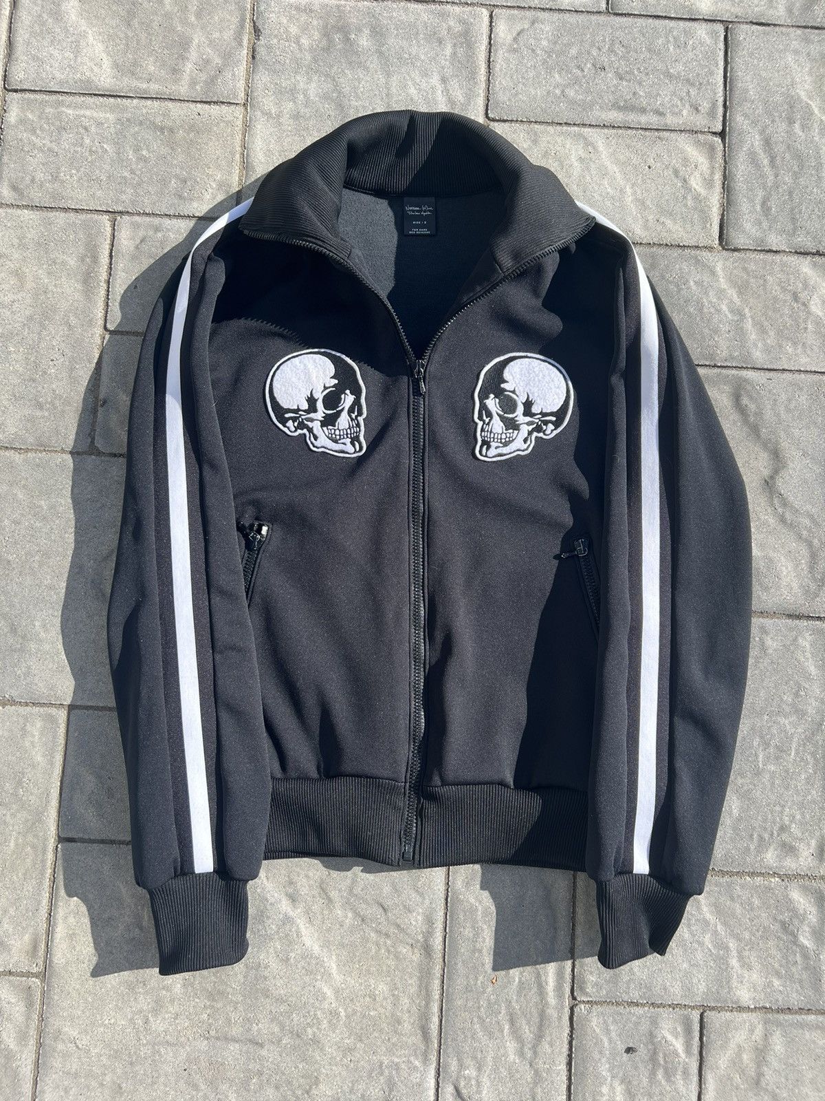 Number (N)ine SS04 Number Nine Double Skull Polyester Track Jacket ...