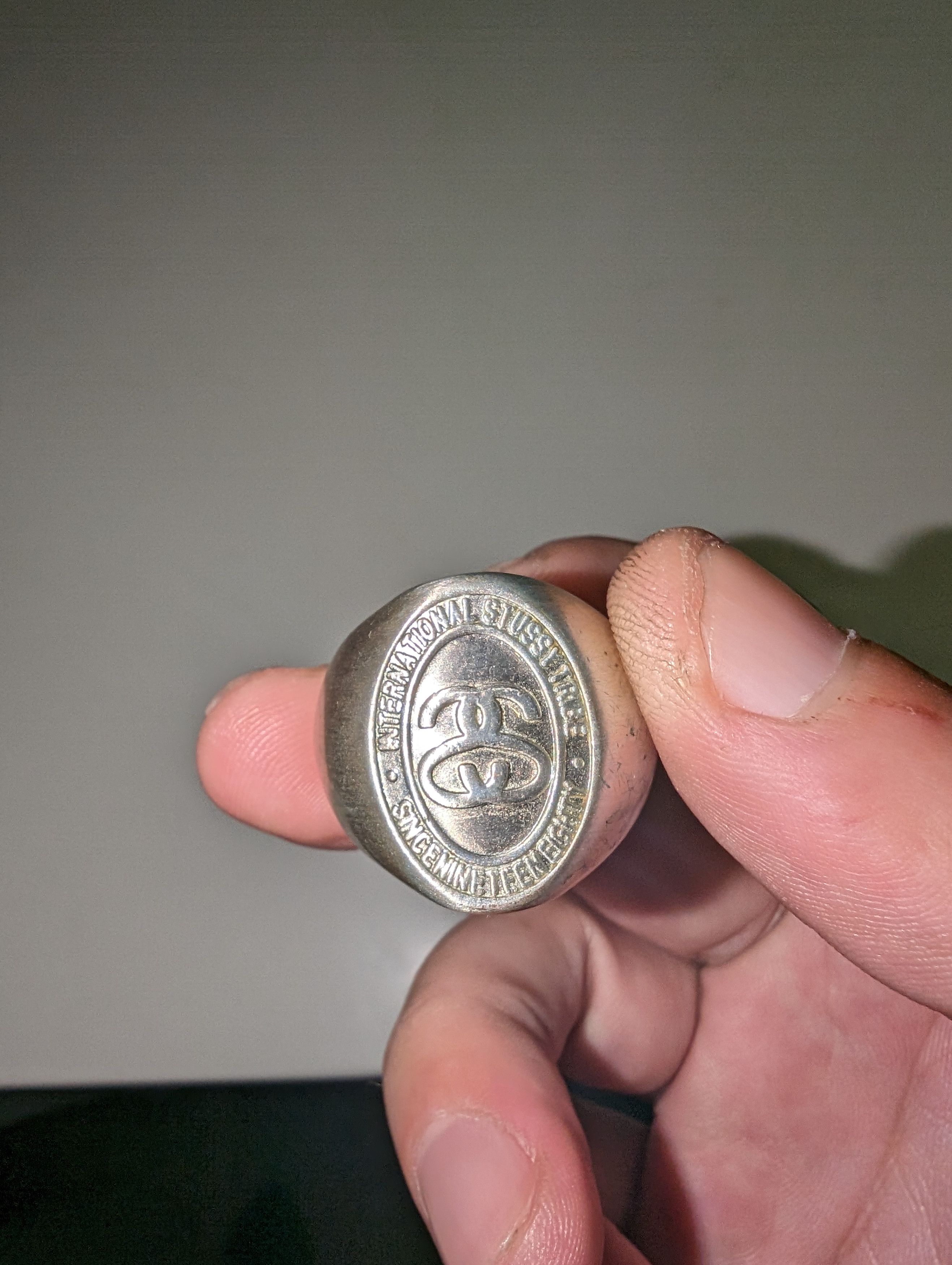 Stussy Stussy Worldwide Ring (Silver) | Grailed