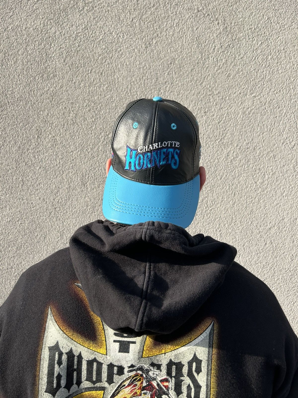 Vintage Rare 90s Charlotte Hornets NBA leather cap 1996 | Grailed