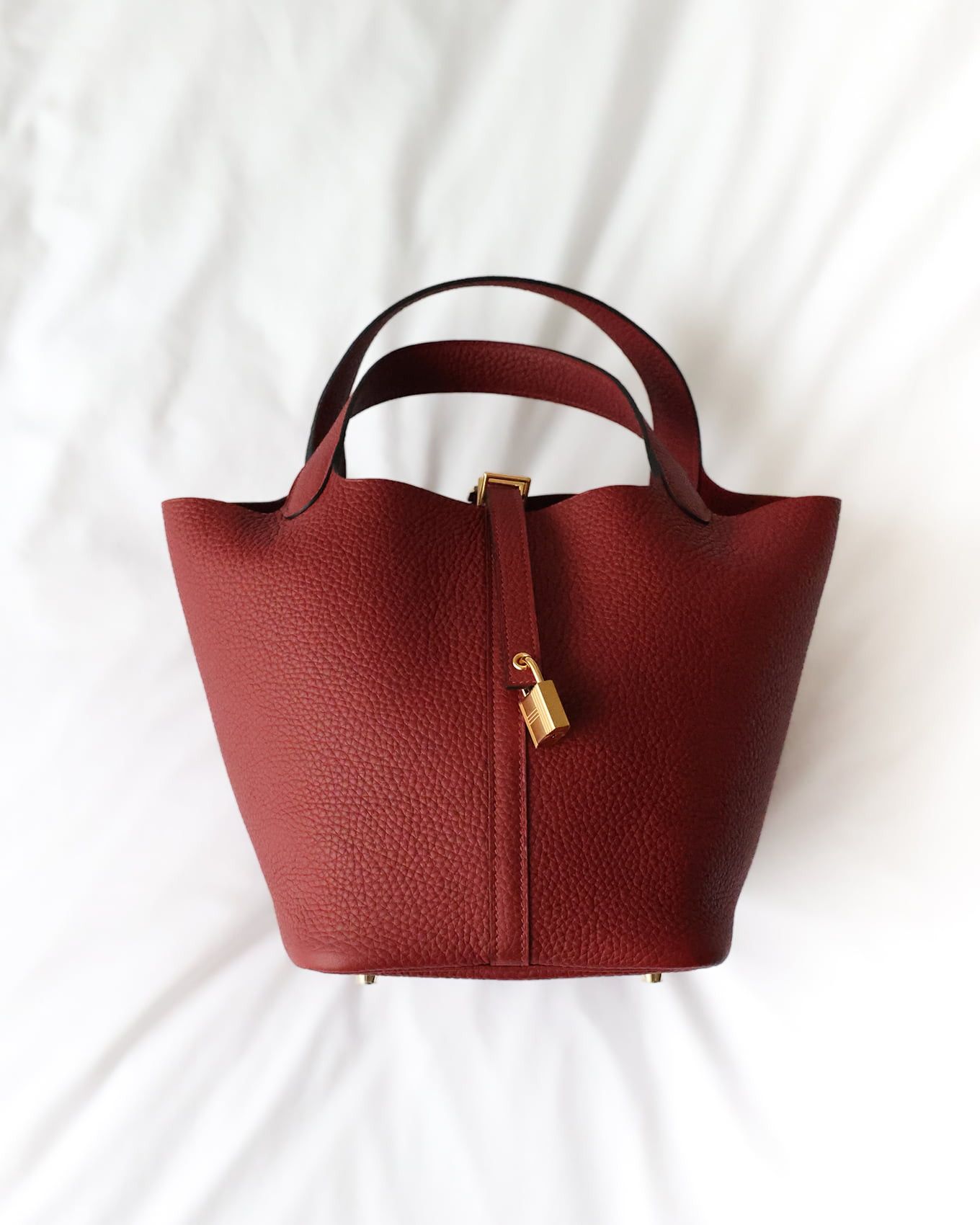 Hermes Hermès Picotin Lock 22 Rouge H Clémence Full Set 2024 | Grailed