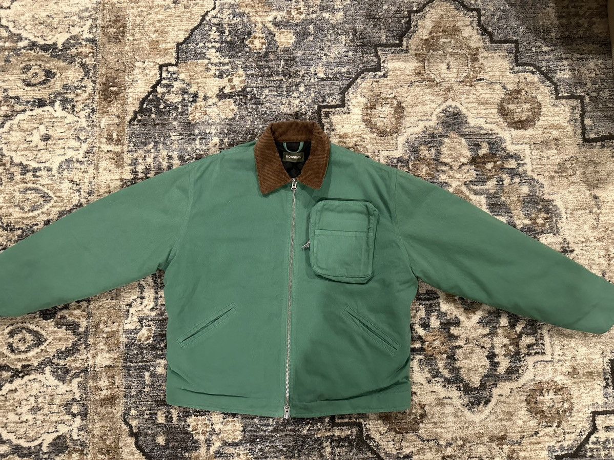 Ronning Ronning Seafoam Green Padded Zip Work Jacket | Grailed