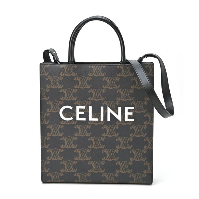 Celine Celine Medium Vertical Hippo Handbag 19443 Large Triomphe Canvas ...