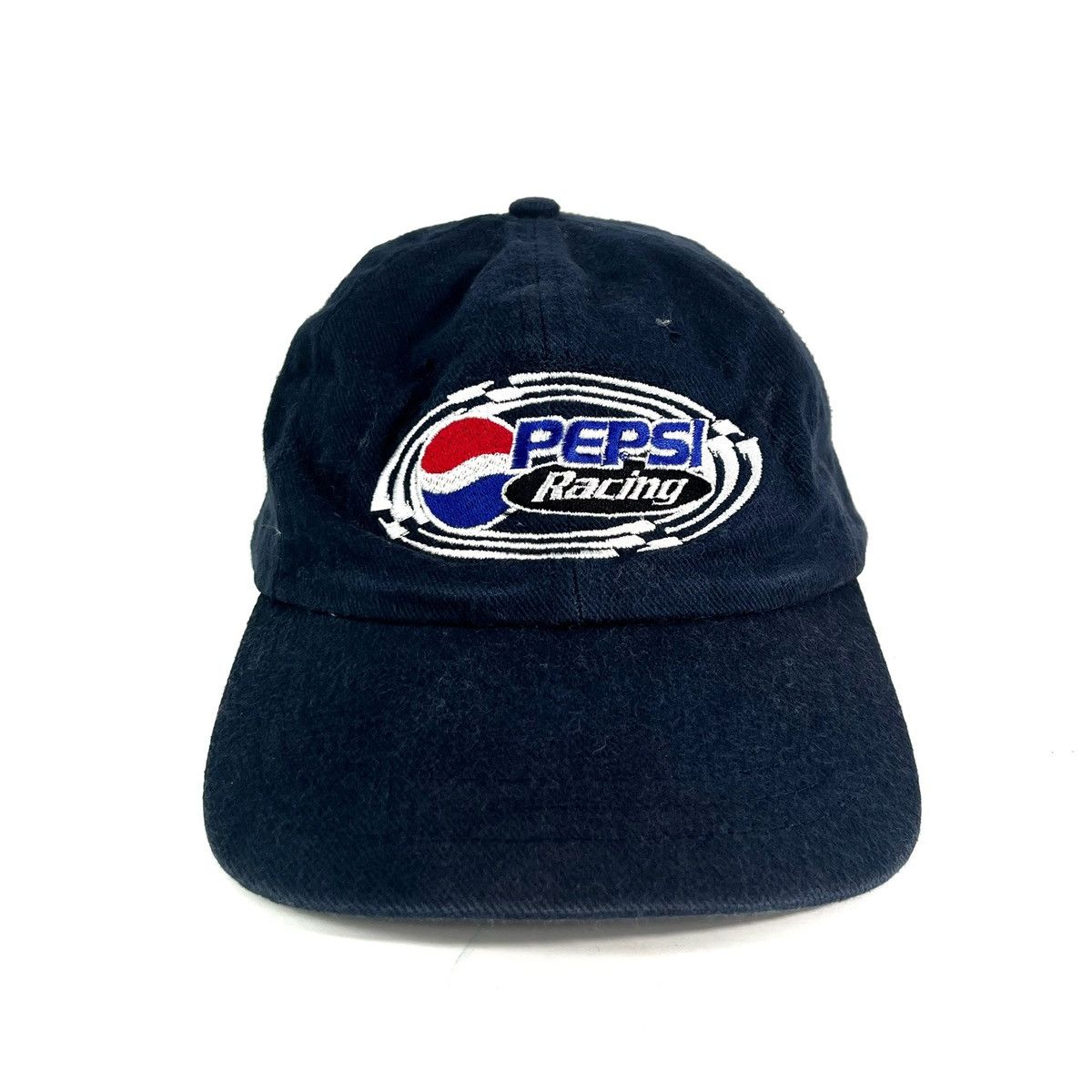 Pepsi Vintage 90s Pepsi Racing Navy Blue Embroidered Logo Hat | Grailed