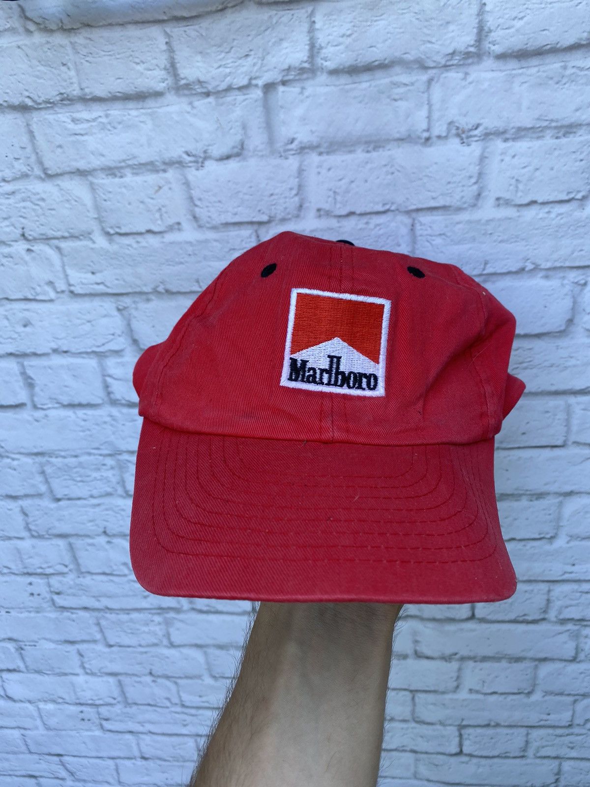 Marlboro × Streetwear × Vintage Red Marlboro cap small logo vintage ...