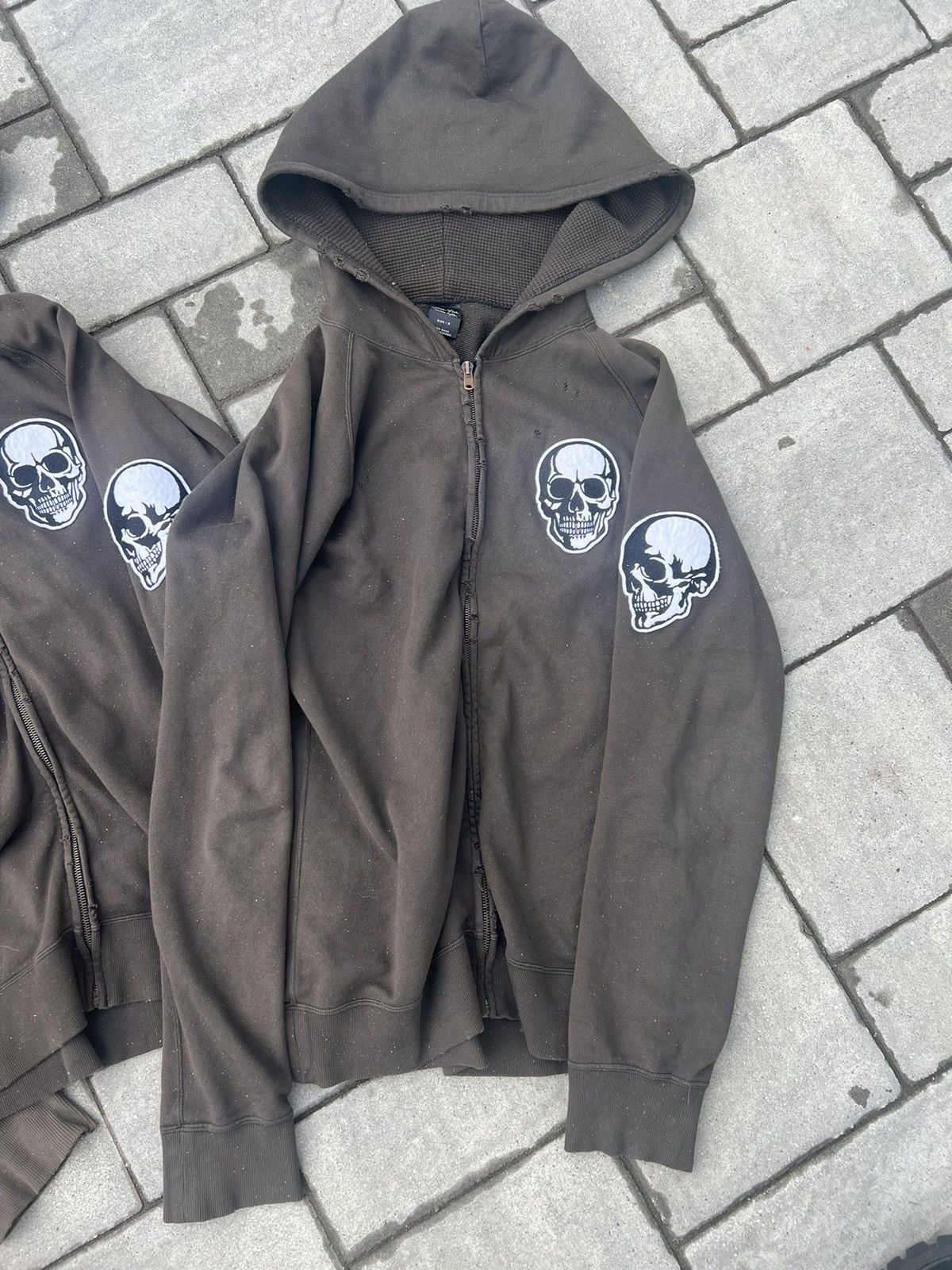 Number (N)ine SS04 Number Nine Double Skull Zip Up | Grailed
