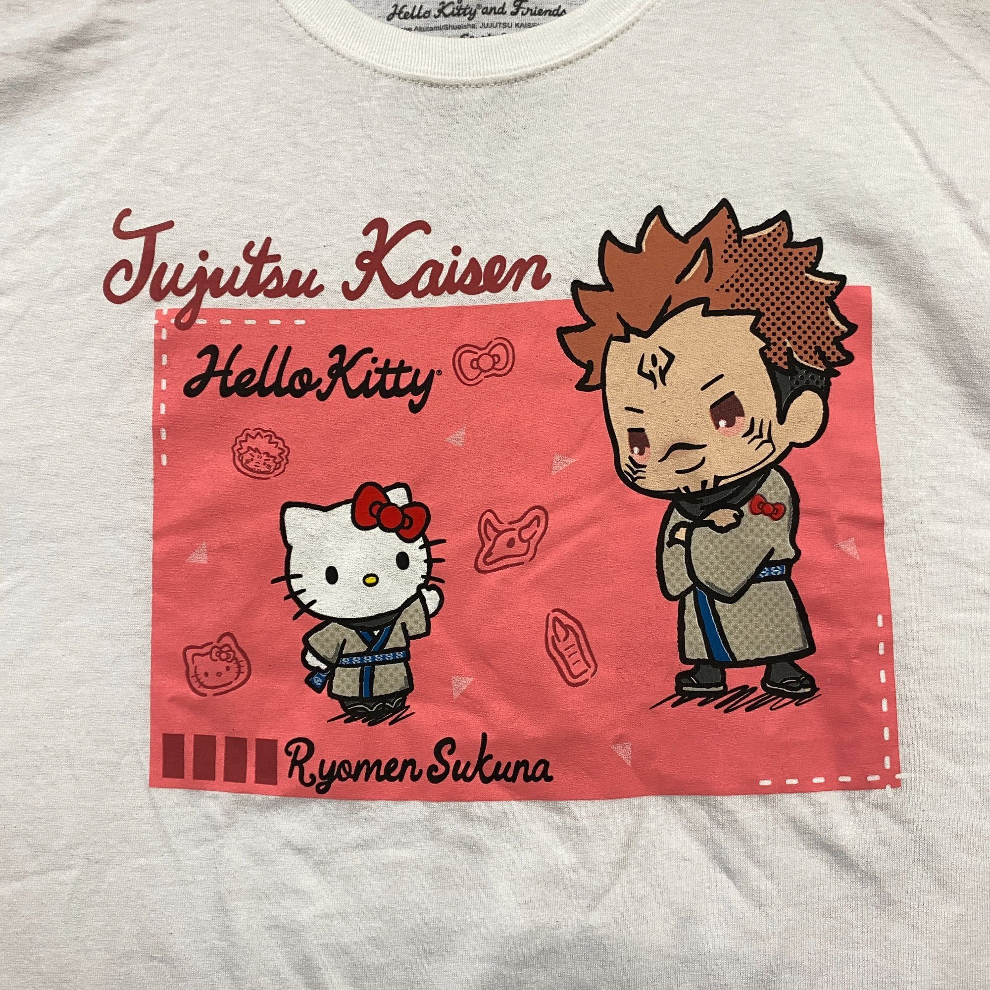 Very Rare JuJuTsu Kaisen x Hello Kitty Ryomen Sukuna Sanrio Tee L | Grailed