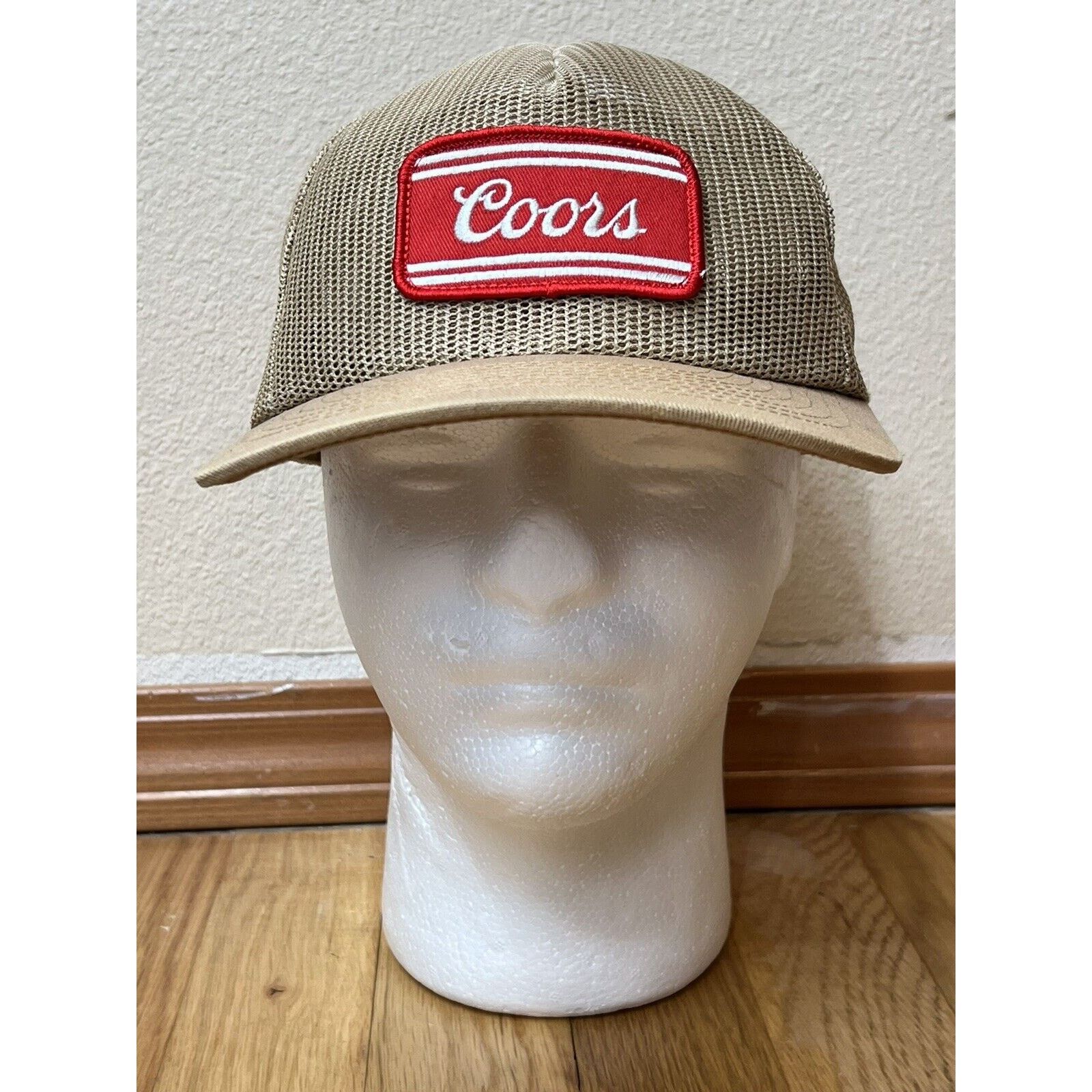 Huckberry Huckberry Coors Banquet Full Mesh Hat Adjustable Tan Beige ...