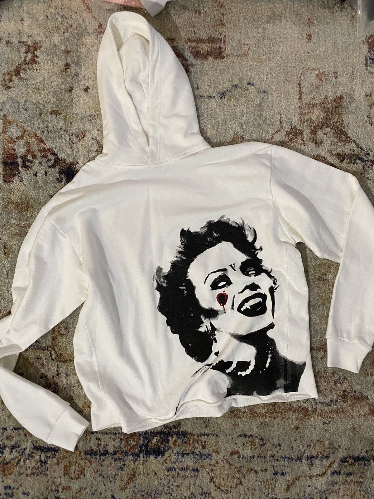 Vlone VLONE GIRL PEARLS MARILYN MONROE VAMPIRE HOODIE | Grailed