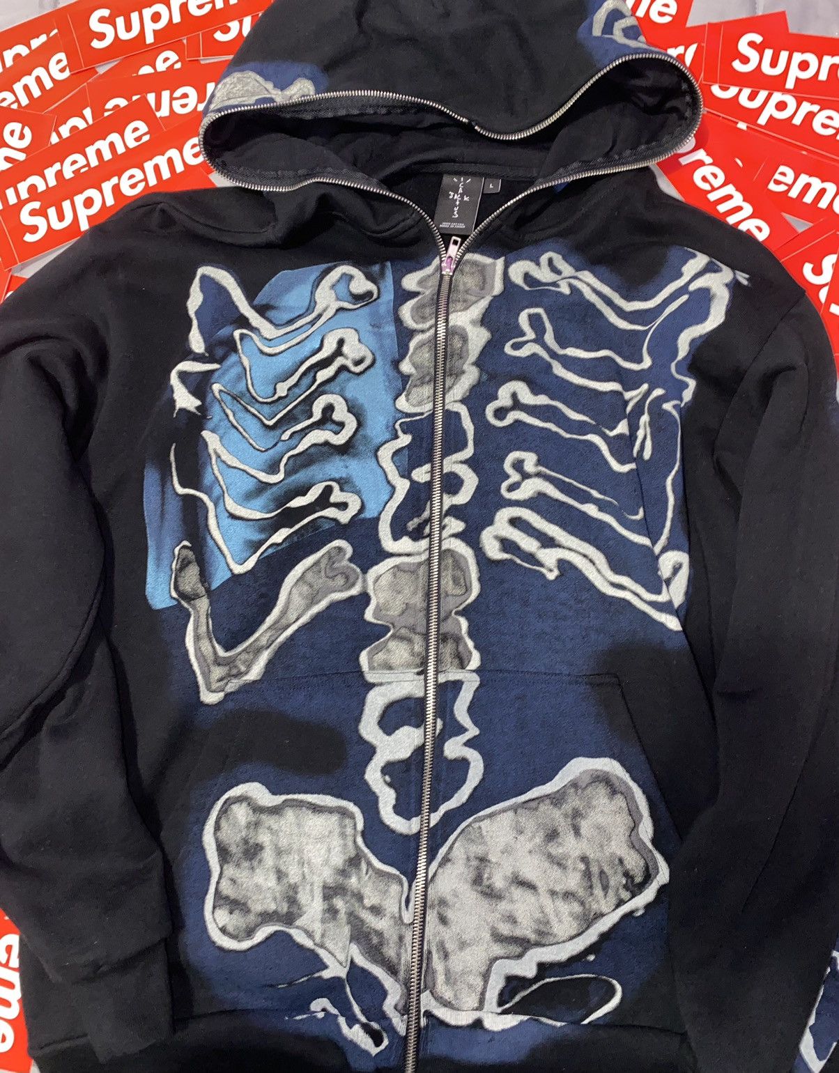 Travis Scott Travis Scott Cactus Jack Fragment Skeleton Graffiti Full ...