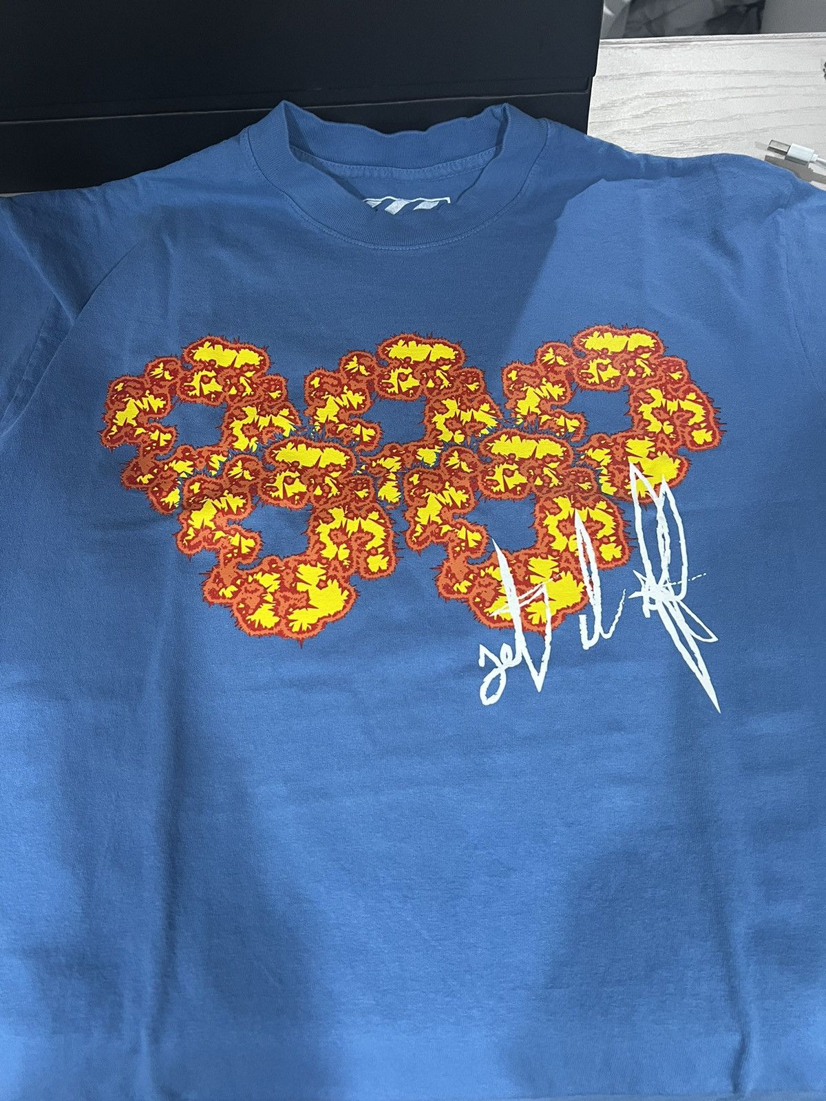 DENIM TEARS Denim Tears Offset collab T shirt | Grailed