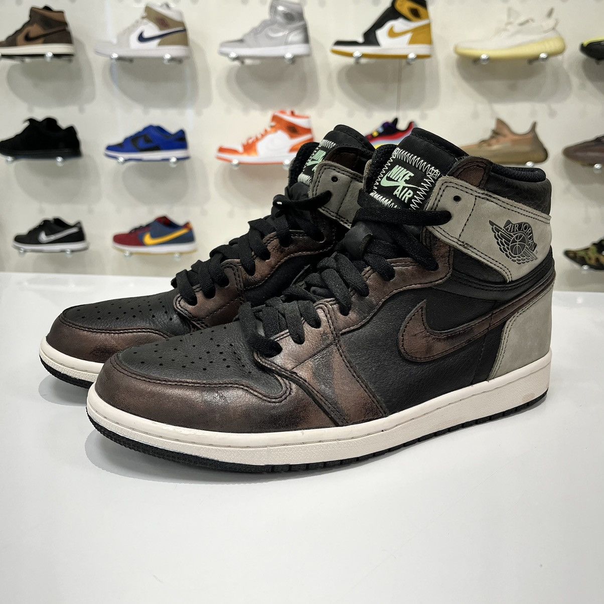 Nike Air Jordan 1 Retro High Light Army Rust Shadow Patina | Grailed