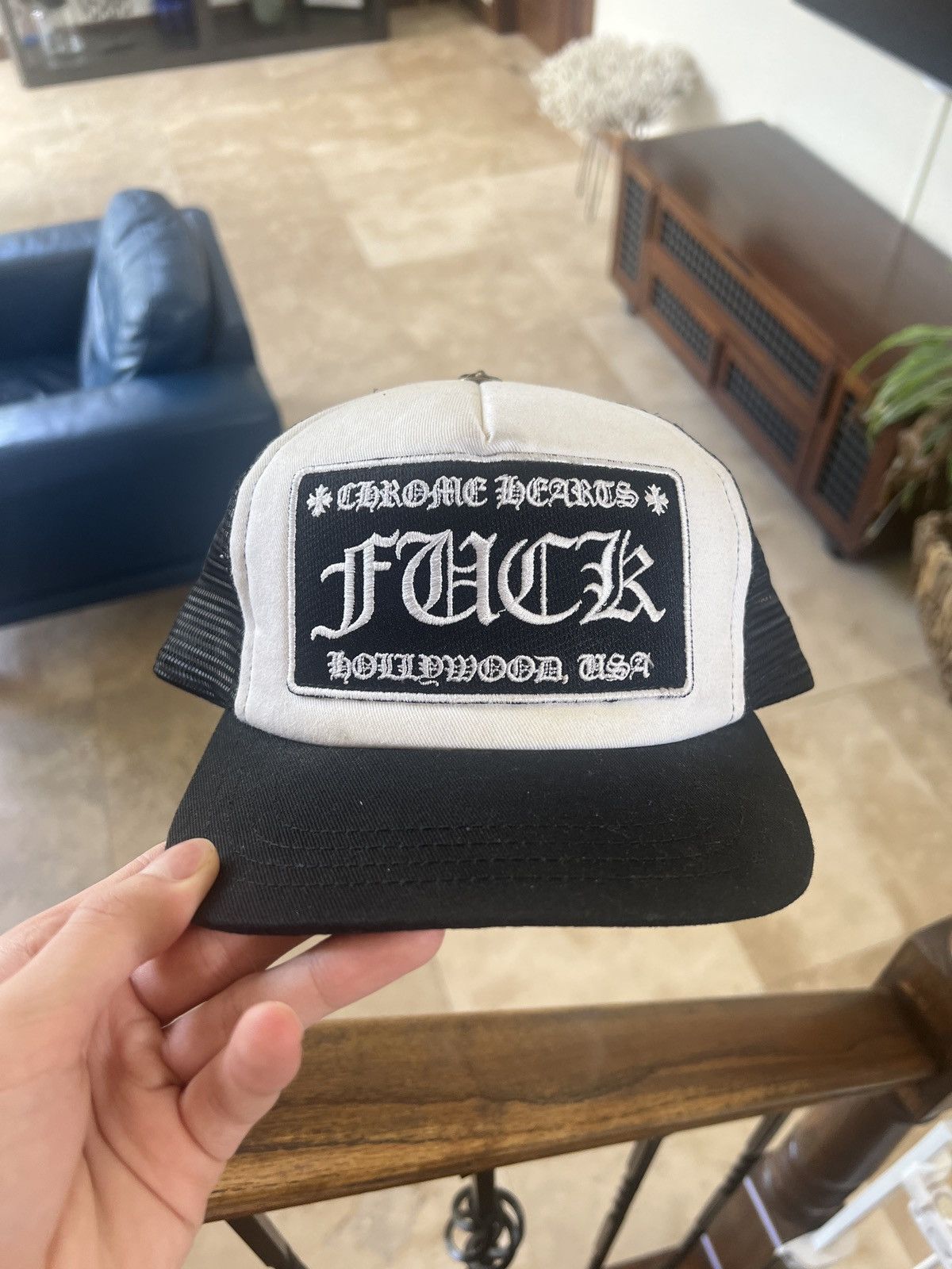 Chrome Hearts Chrome Hearts Fuck Hat | Grailed