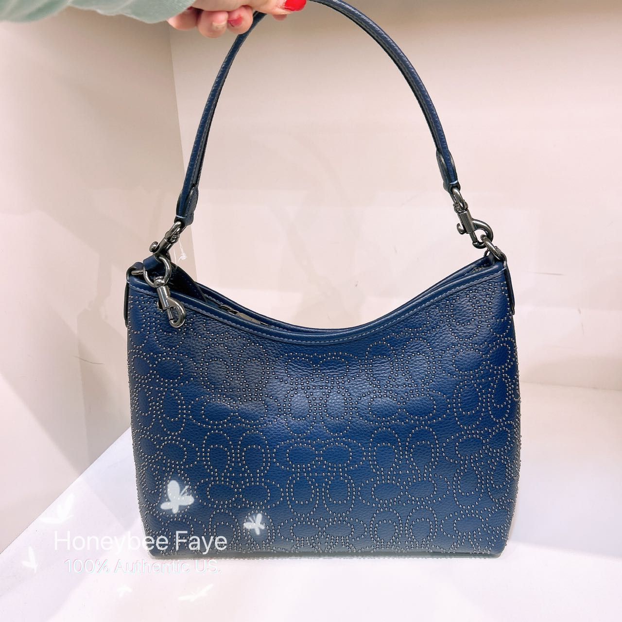 Coach Laurel Shoulder Bag With Signature Rivets CX258 | Grailed