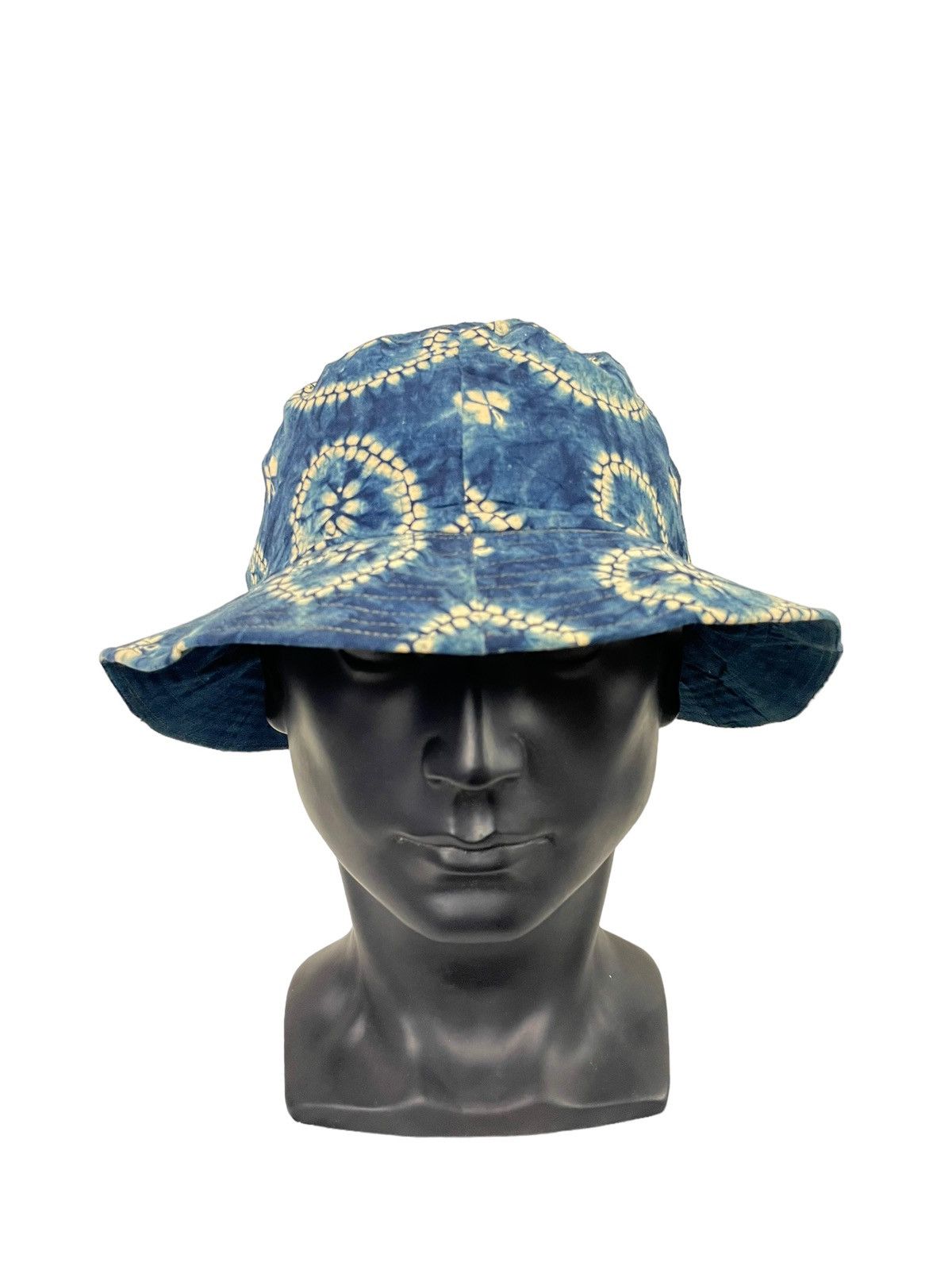 Indigo Vtg Urahara Blue Indigo Dyed Bucket Hat | Grailed