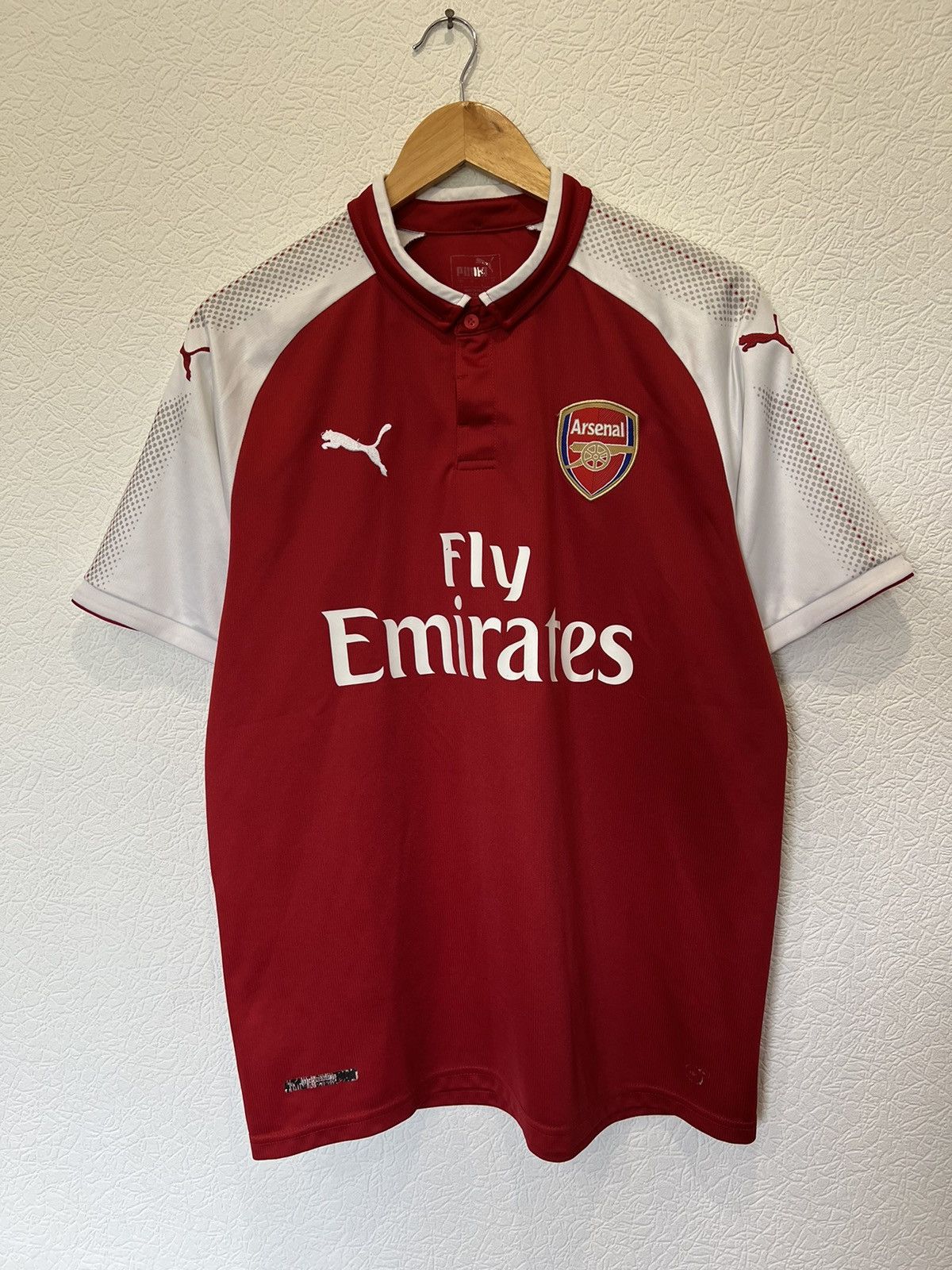 Puma Puma Arsenal 2017/2018 Home Kit Soccer Jersey Football | Grailed