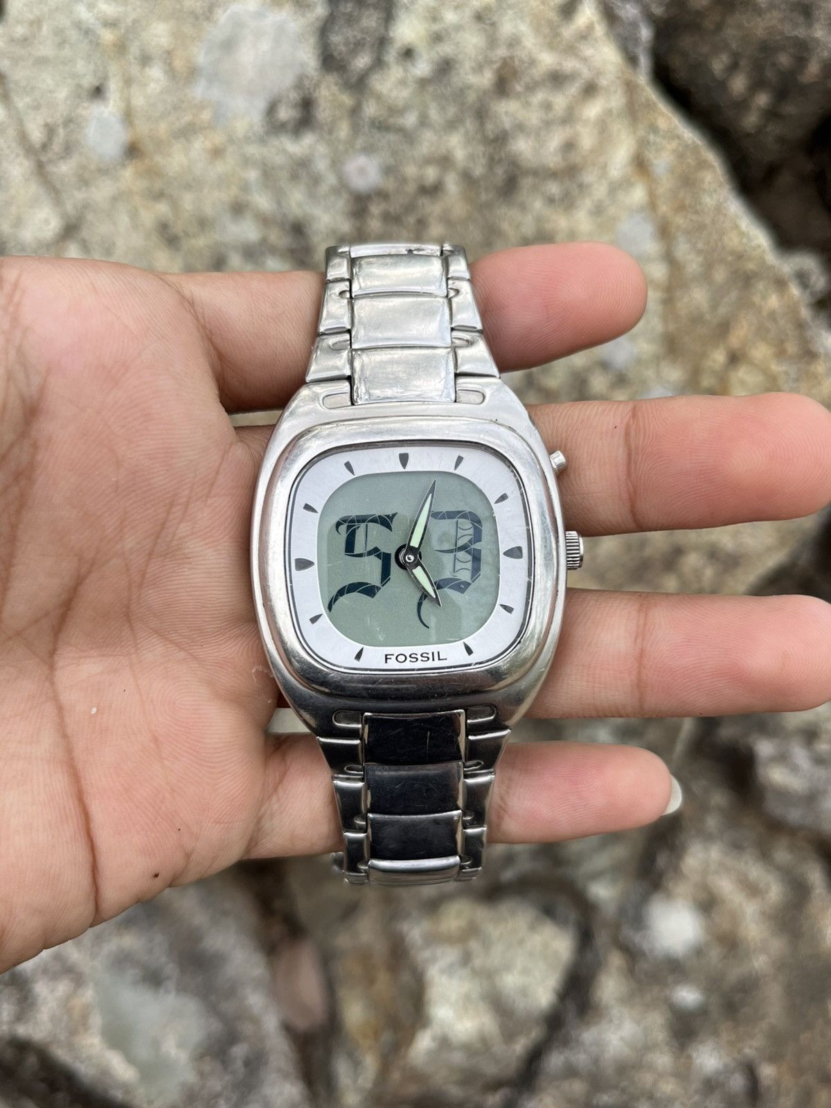 Fossil × Vintage × Watch Vintage FOSSIL BIG TIC WATCH NUMBER GOTHIC | Grailed