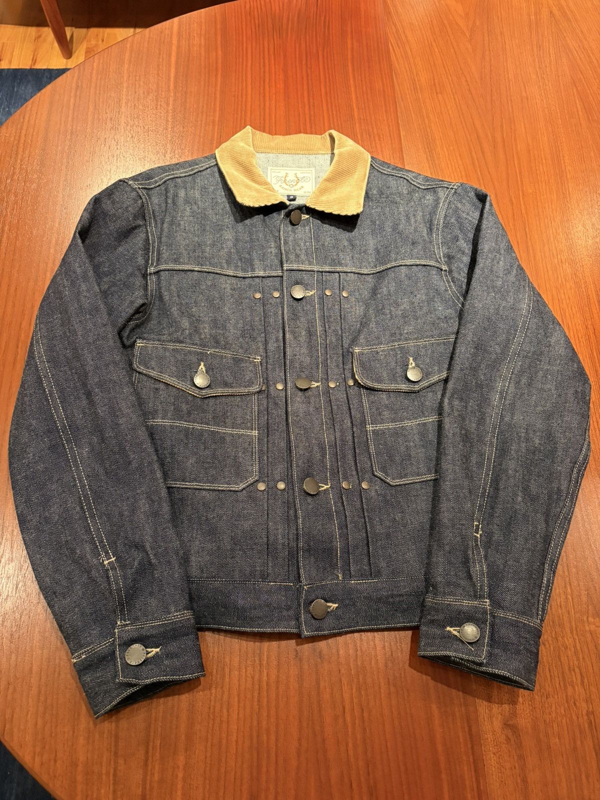 Freenote FREENOTE RANCH RAW DENIM SELVEDGE JACKET SMALL | Grailed