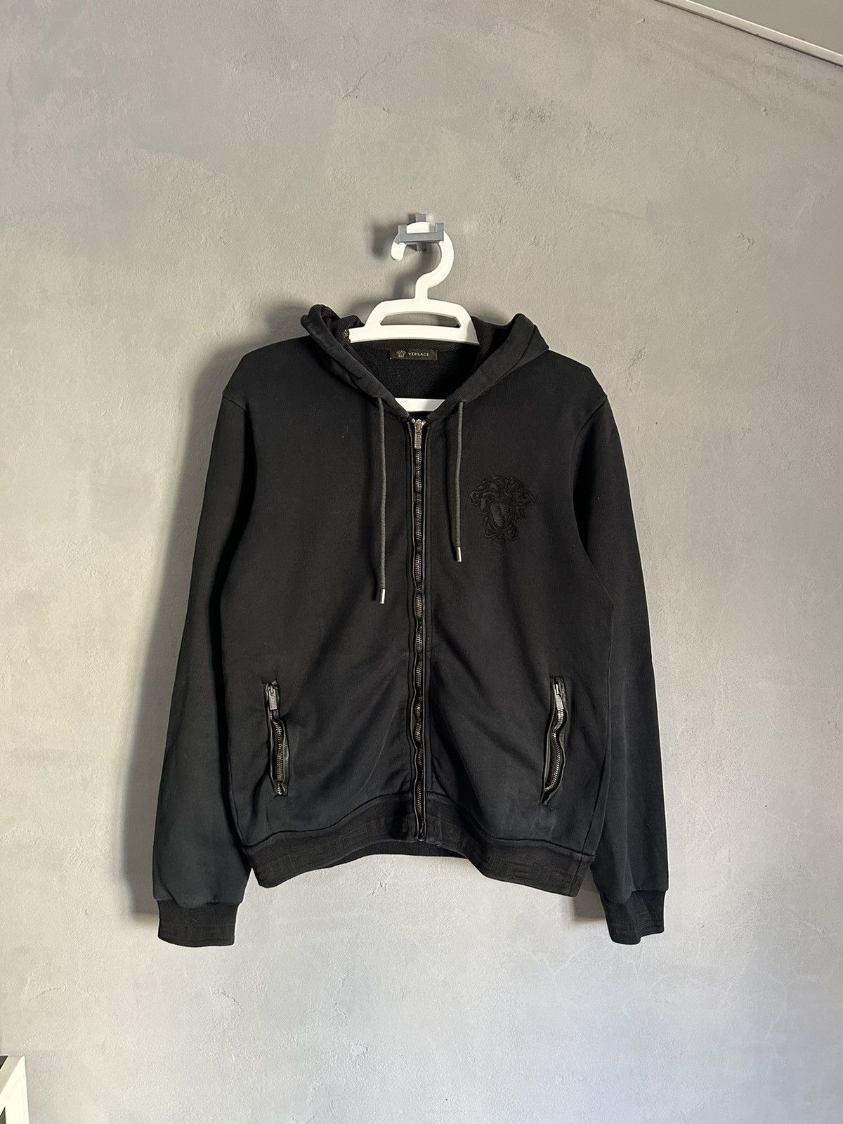 Versace Versace medusa logo zip hoodie | Grailed