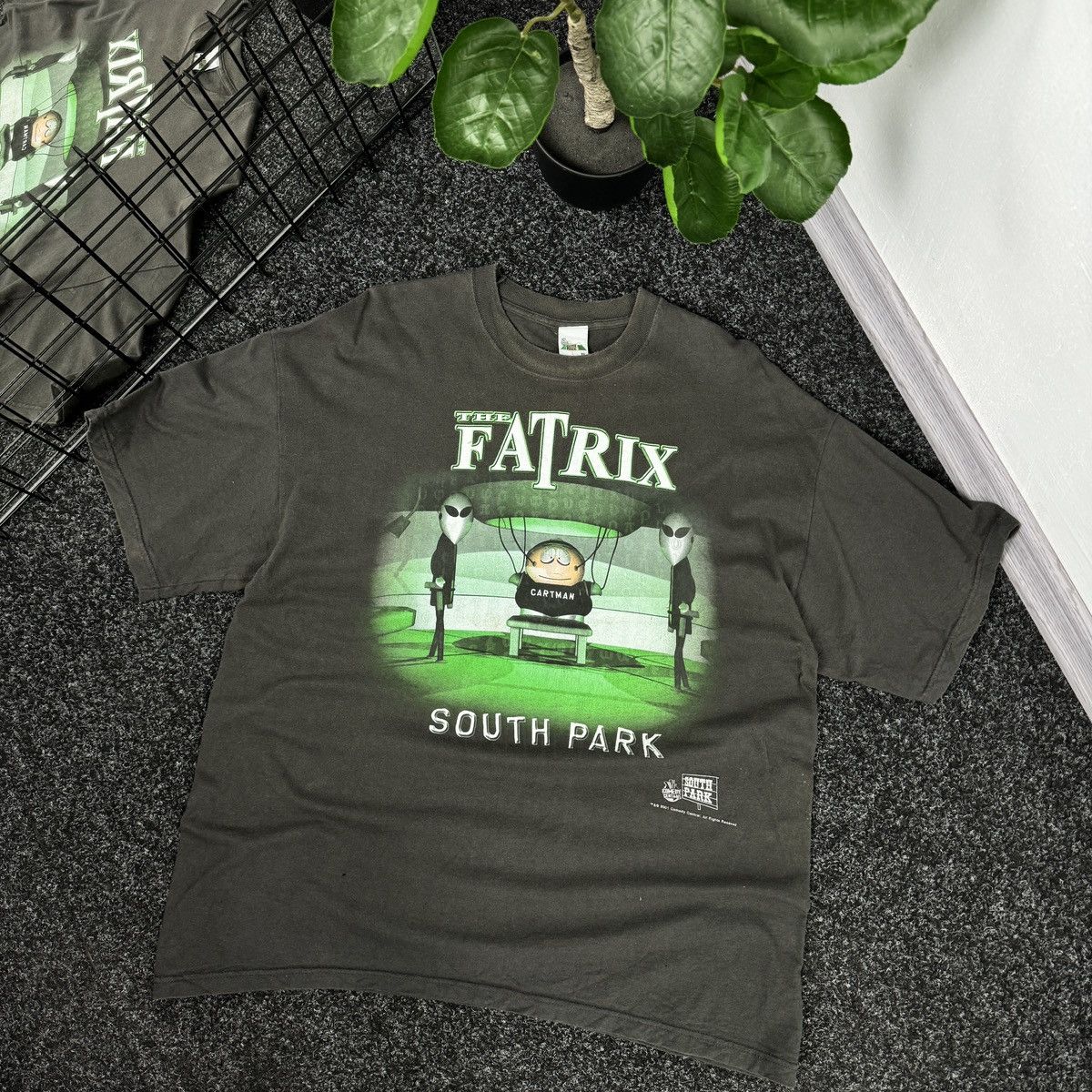 Vintage South Park X Matrix Vintage 2001 Cartman The Fatrix T-shirt ...