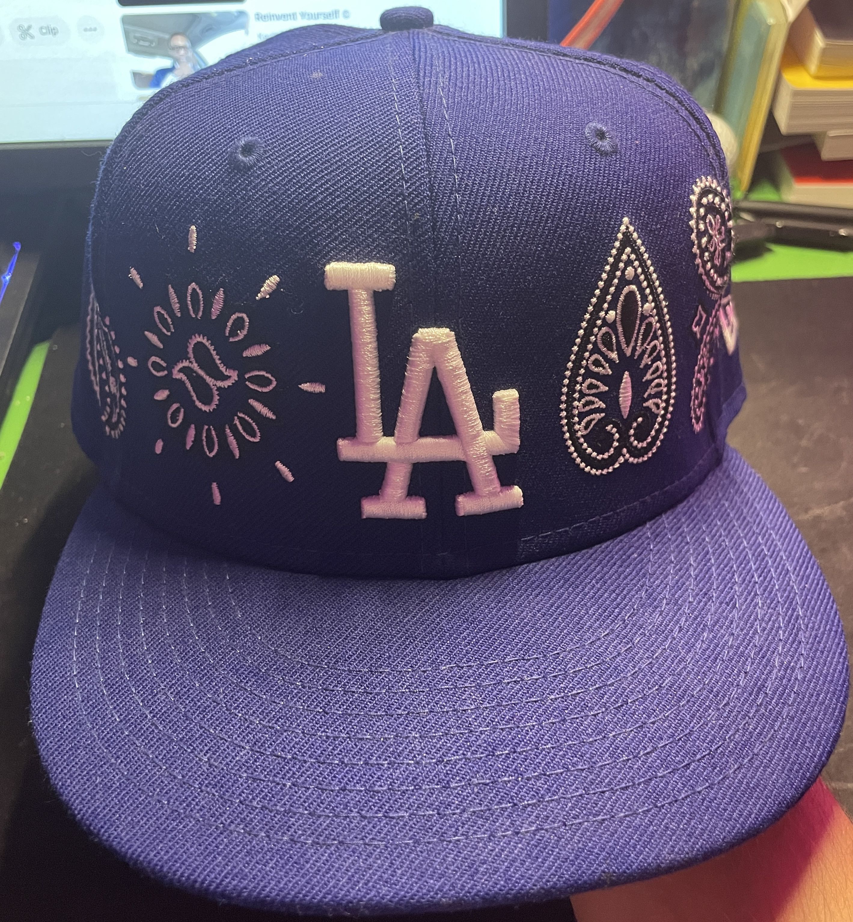 New Era New Era LA Dodgers Fitted with Paisley Design | Grailed
