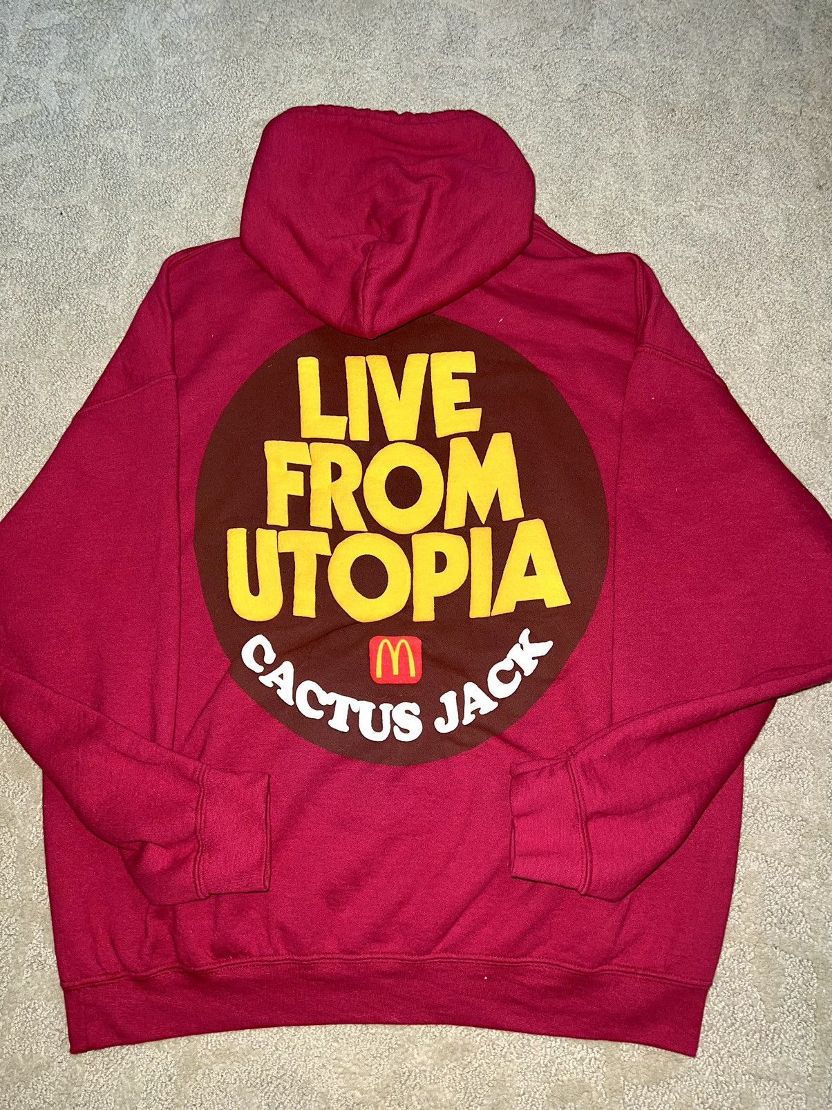 Travis Scott Travis Scott X McDonald’s Live From Utopia Sticker Hoodie ...