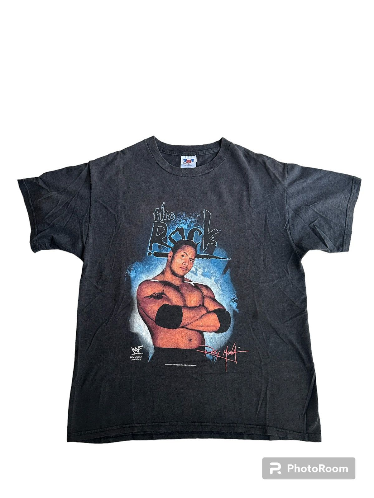 Vintage × WWE × WWF Vintage 90s WWF The Rock T-shirt | Grailed