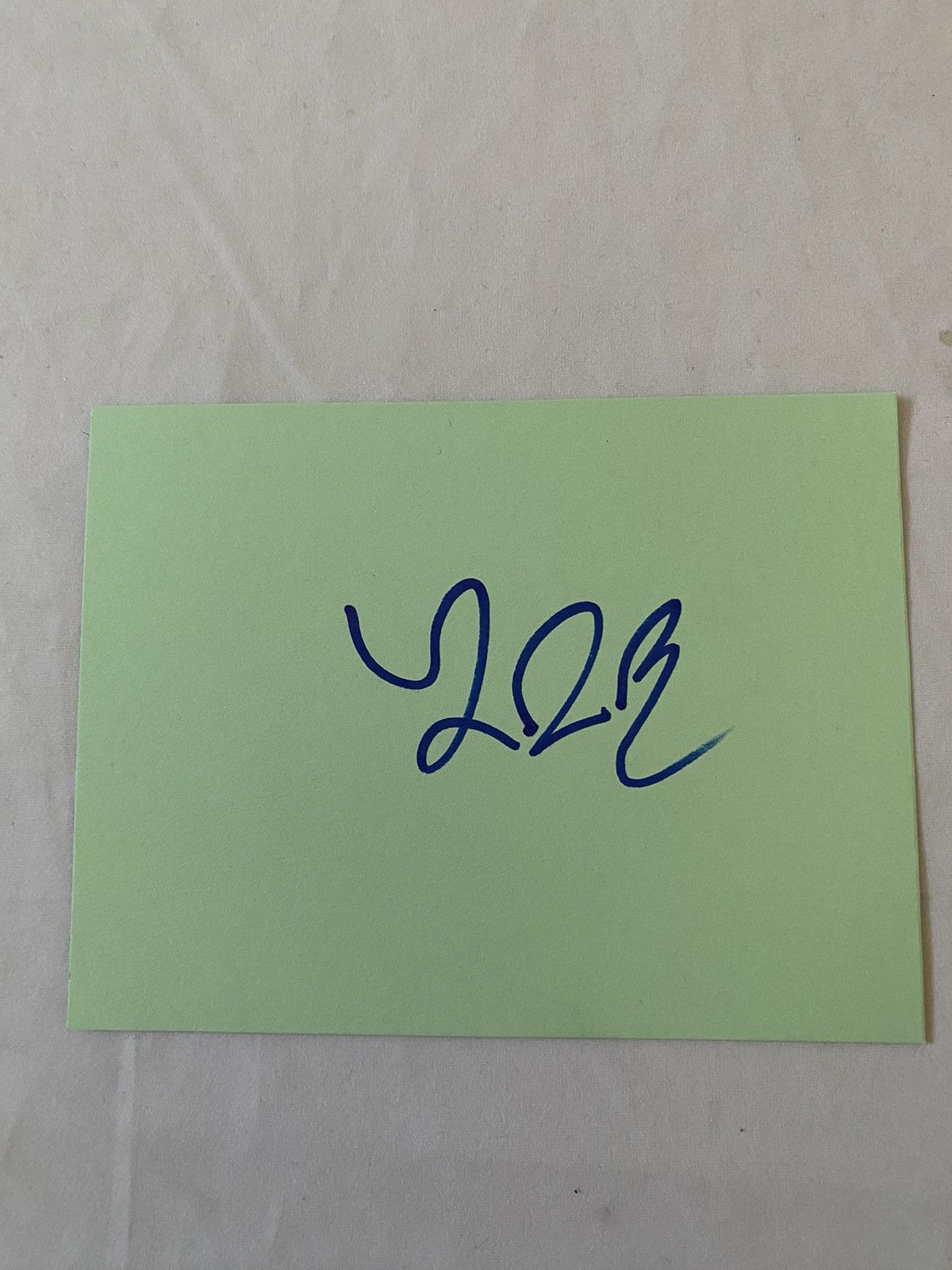 Wu-Tang Clan YDB Young Dirty Bastard Wu Tang Clan Signed Card Rza gza ...