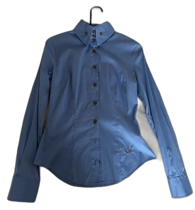 Vivienne Westwood Vivienne Westwood Blue Button-Up Shirt - dmc | Grailed