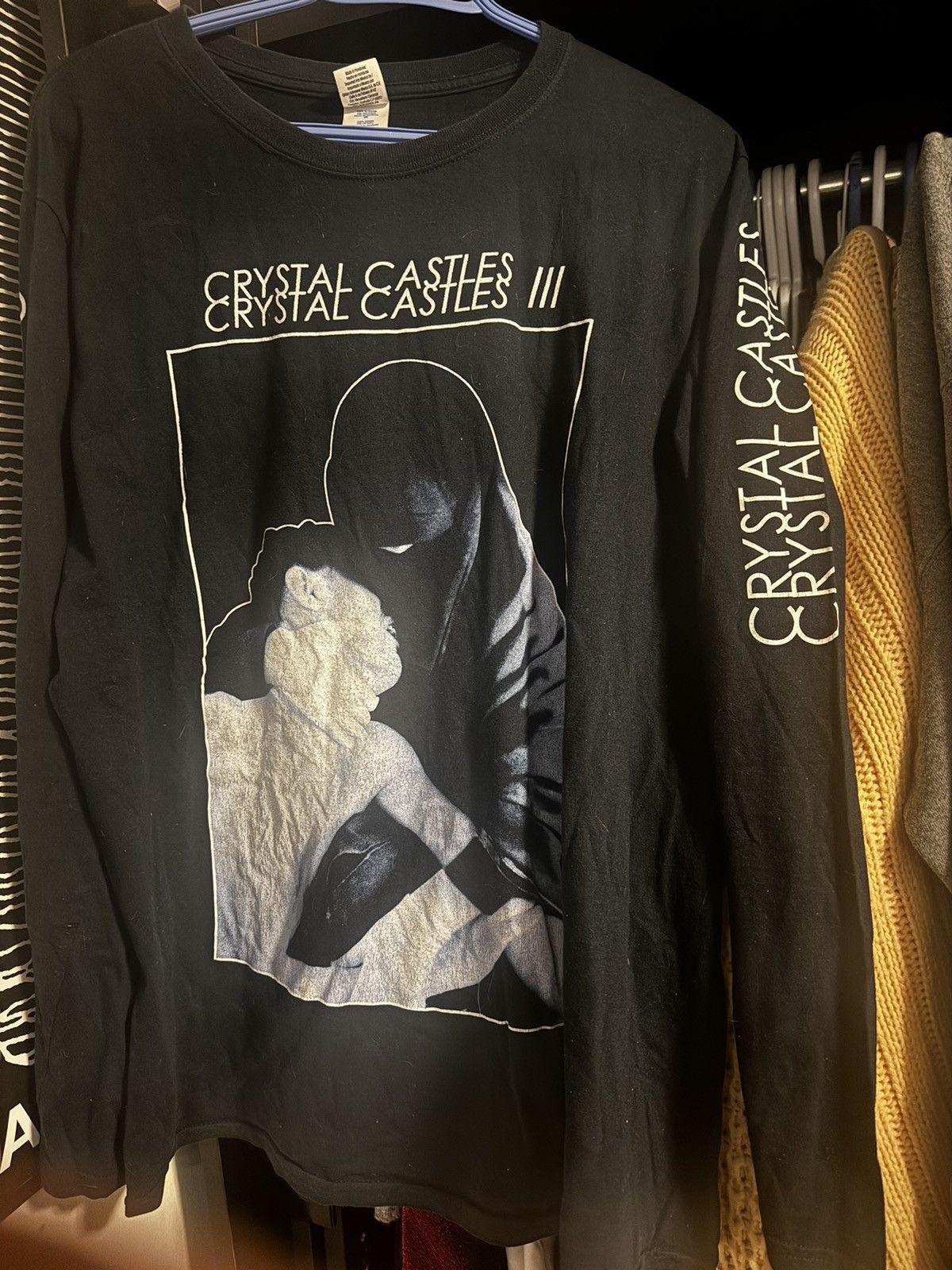 Band Tees × Vintage Crystal Castles III Long Sleeve | Grailed