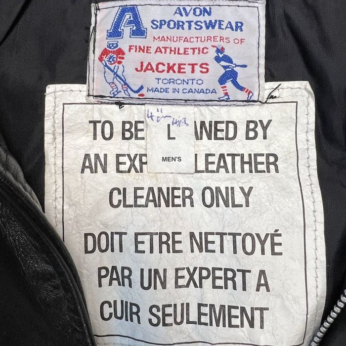 Vintage VTG 1994 University of Waterloo Lettermans Leather Jacket | Grailed