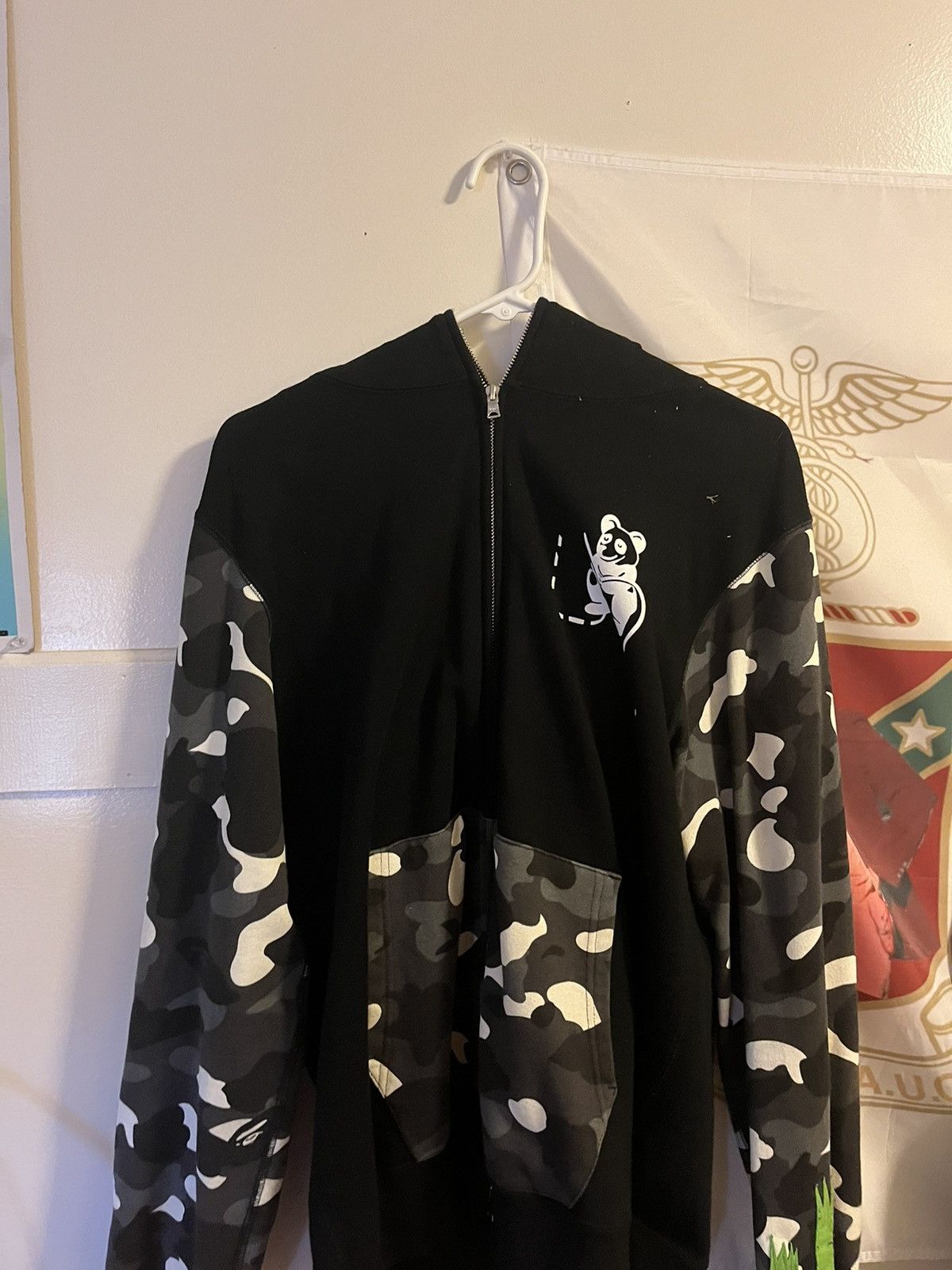 Bape City Camo Panda Full Zip Hoodie | Grailed