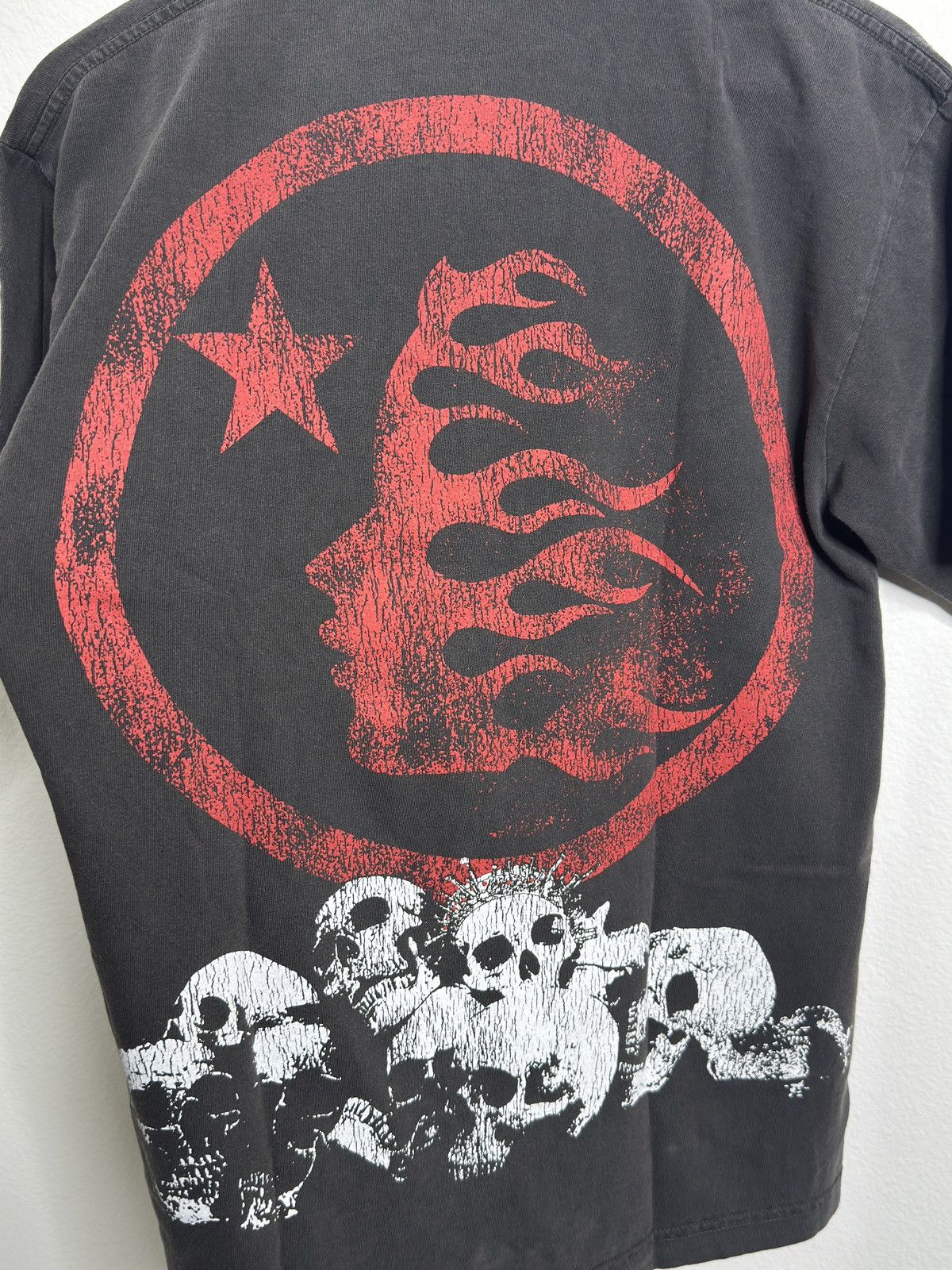 HELLSTAR Hellstar Studios Crowned Skull Jewel Tee Vintage Black | Grailed