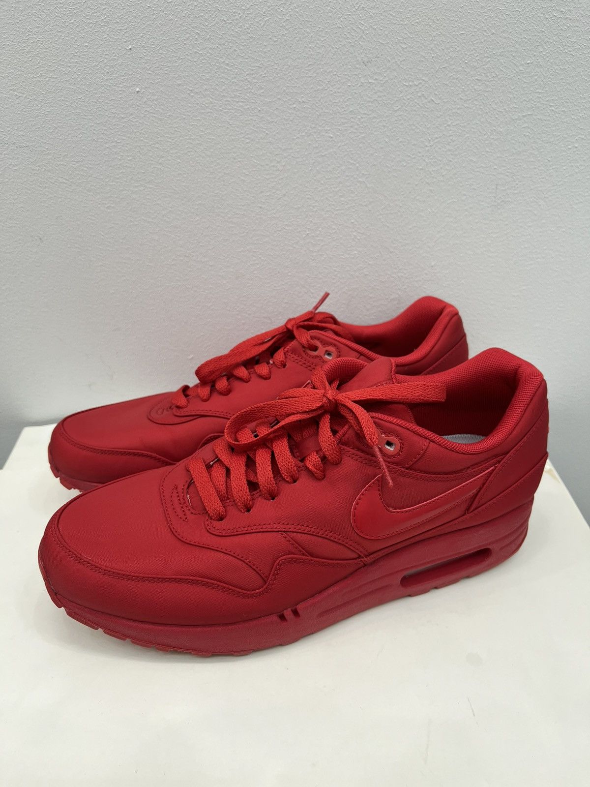 Nike 2009 Nike Air Max 1 Attack Pack Tonal Red Sneakers | Grailed