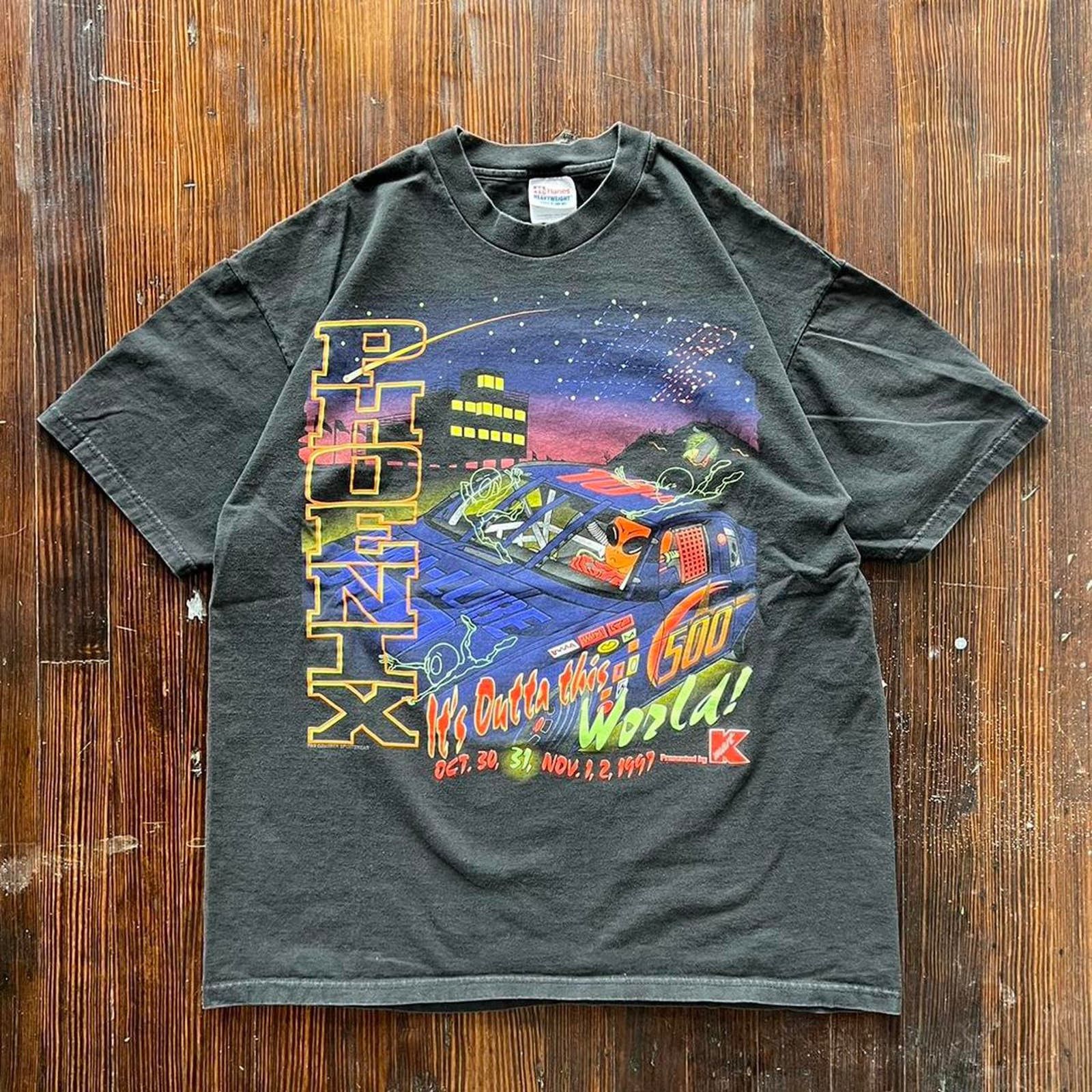 NASCAR × Streetwear × Vintage Vintage Nascar Phoenix Alien Racing T ...