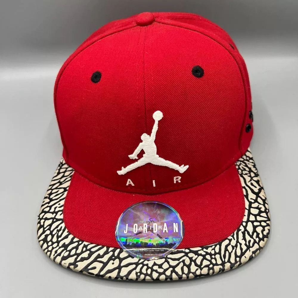 Jordan Brand Air Jordan Hat Men Cement Elephant Jumpman Strap Back Cap ...