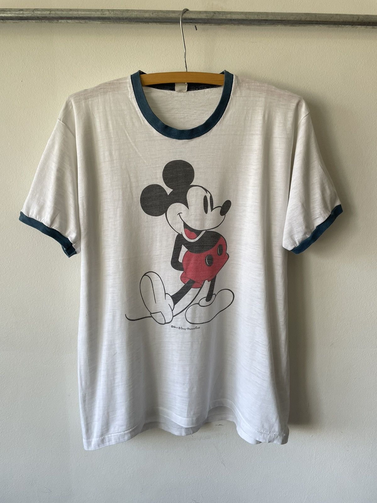 Disney × Mickey Mouse × Vintage Vintage 70s Mickey Mouse Disney Ringer ...