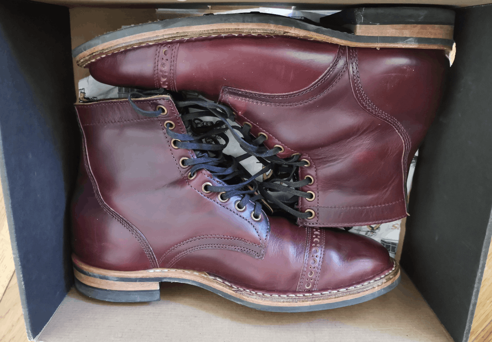 Whites Boots White's Boot's MP M1 Toe Cap size 9D burgundy chromexcel ...