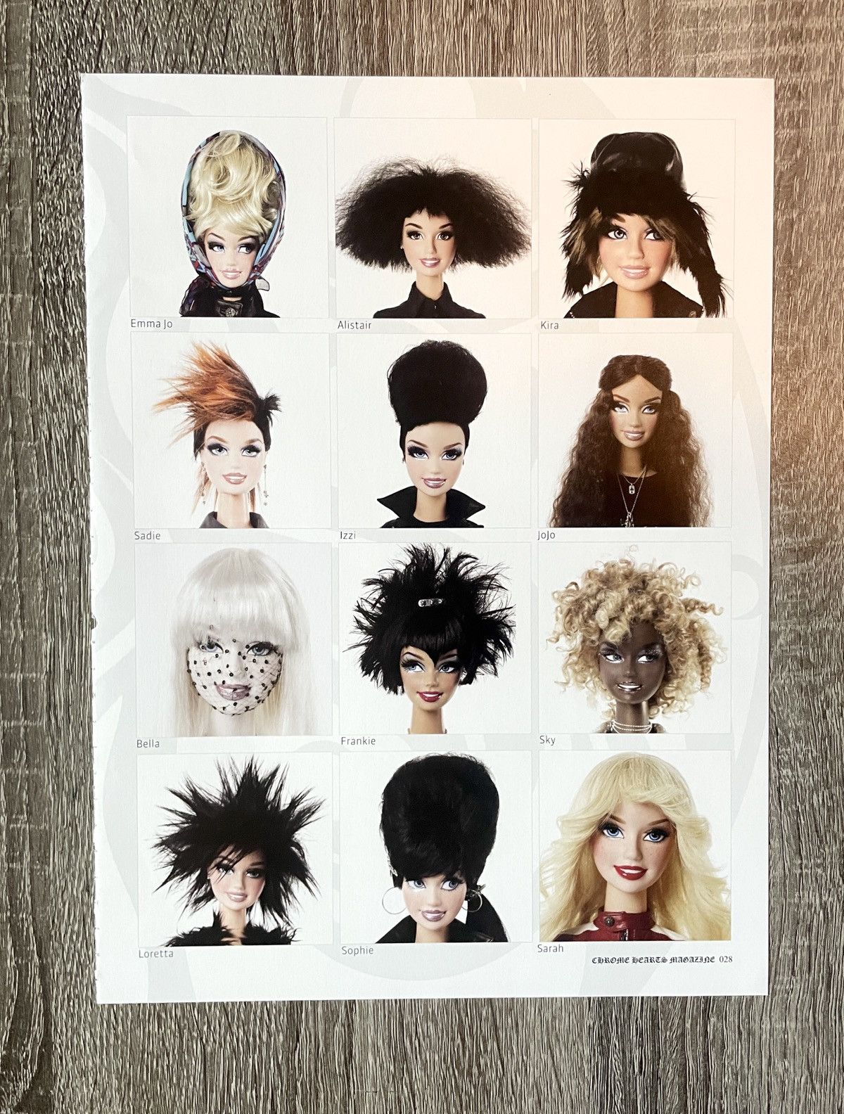 Chrome Hearts Chrome Hearts Barbie dolls 8x11 magazine cutout Poster ...