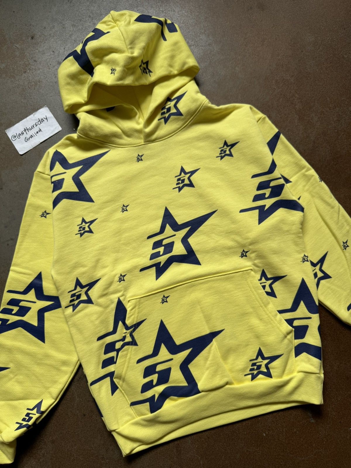 Spider Worldwide × Young Thug Sp5der 5STAR Hoodie Yellow Small | Grailed