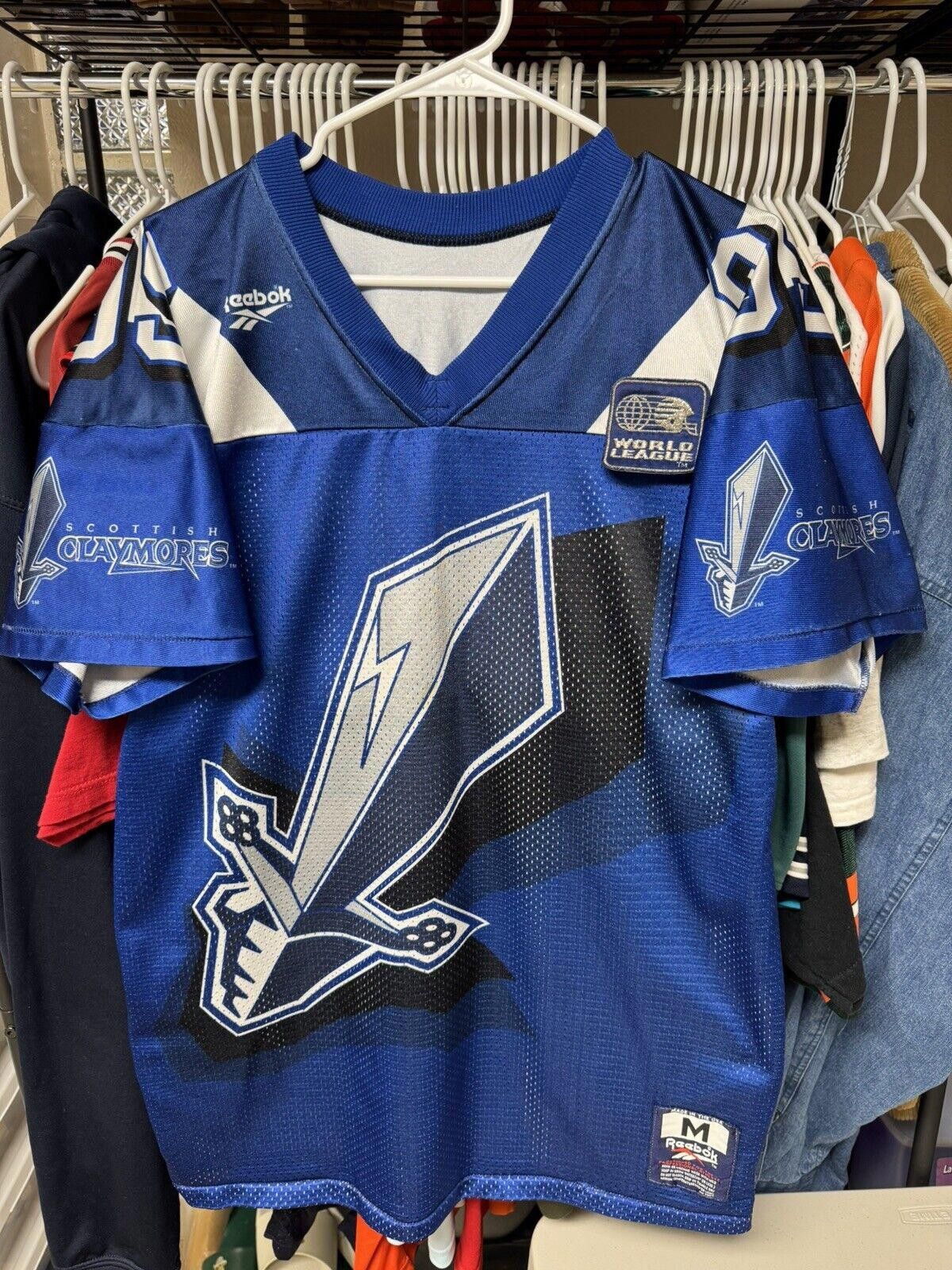 Reebok SCOTTISH CLAYMORES JERSEY 1995 WORLD LEAGUE FOOTBALL | Grailed
