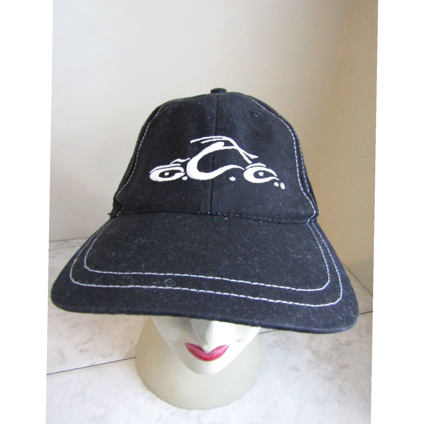 Logo 7 Authentic Black Baseball Cap Hat for Men with Orange County ...