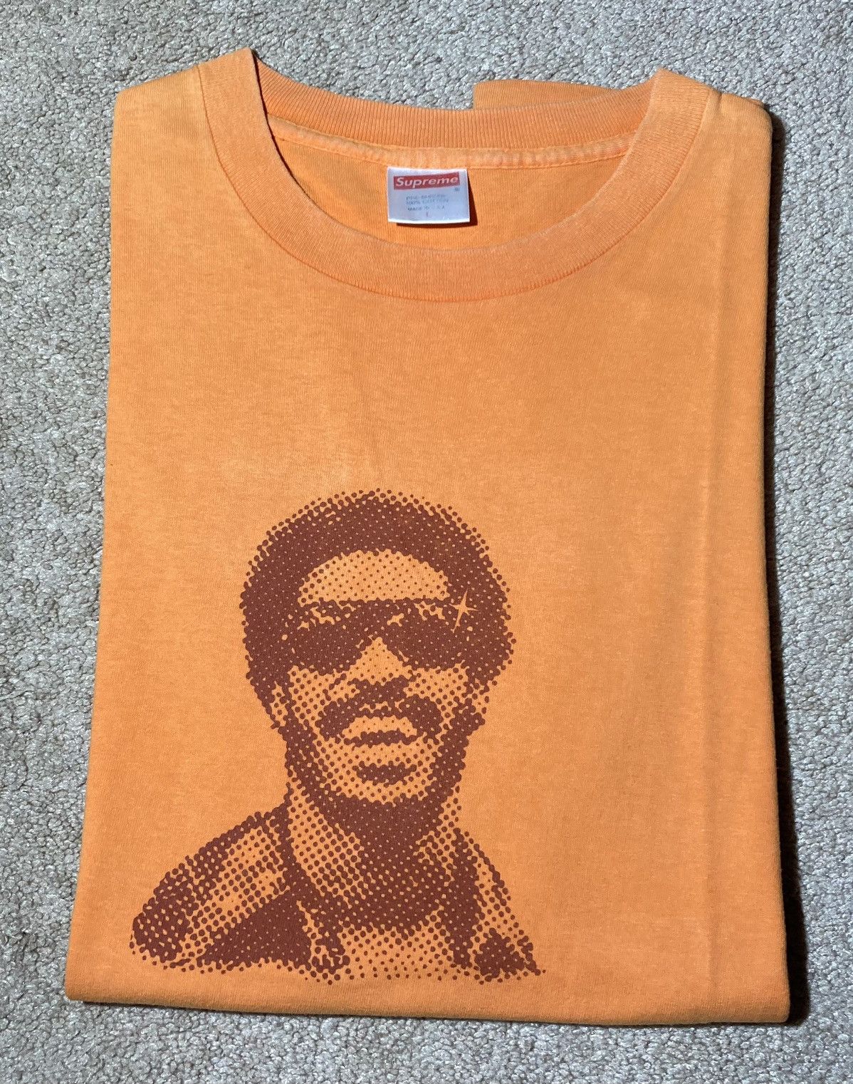 Supreme 1998 Supreme Stevie Wonder Photo Orange 90s Vintage OG Music ...